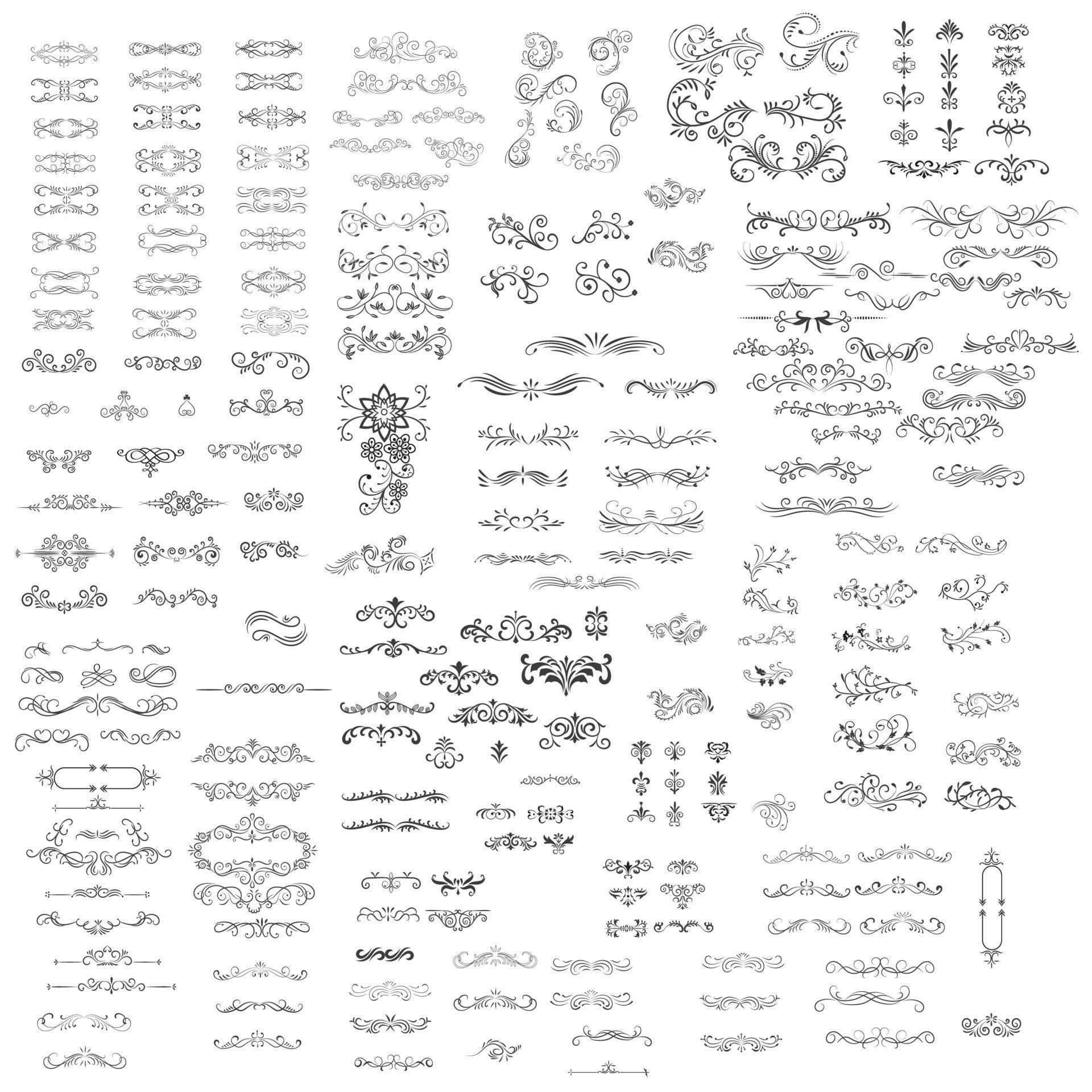 Vector graphic elements for design vector elements 20917998 Vector Art ...