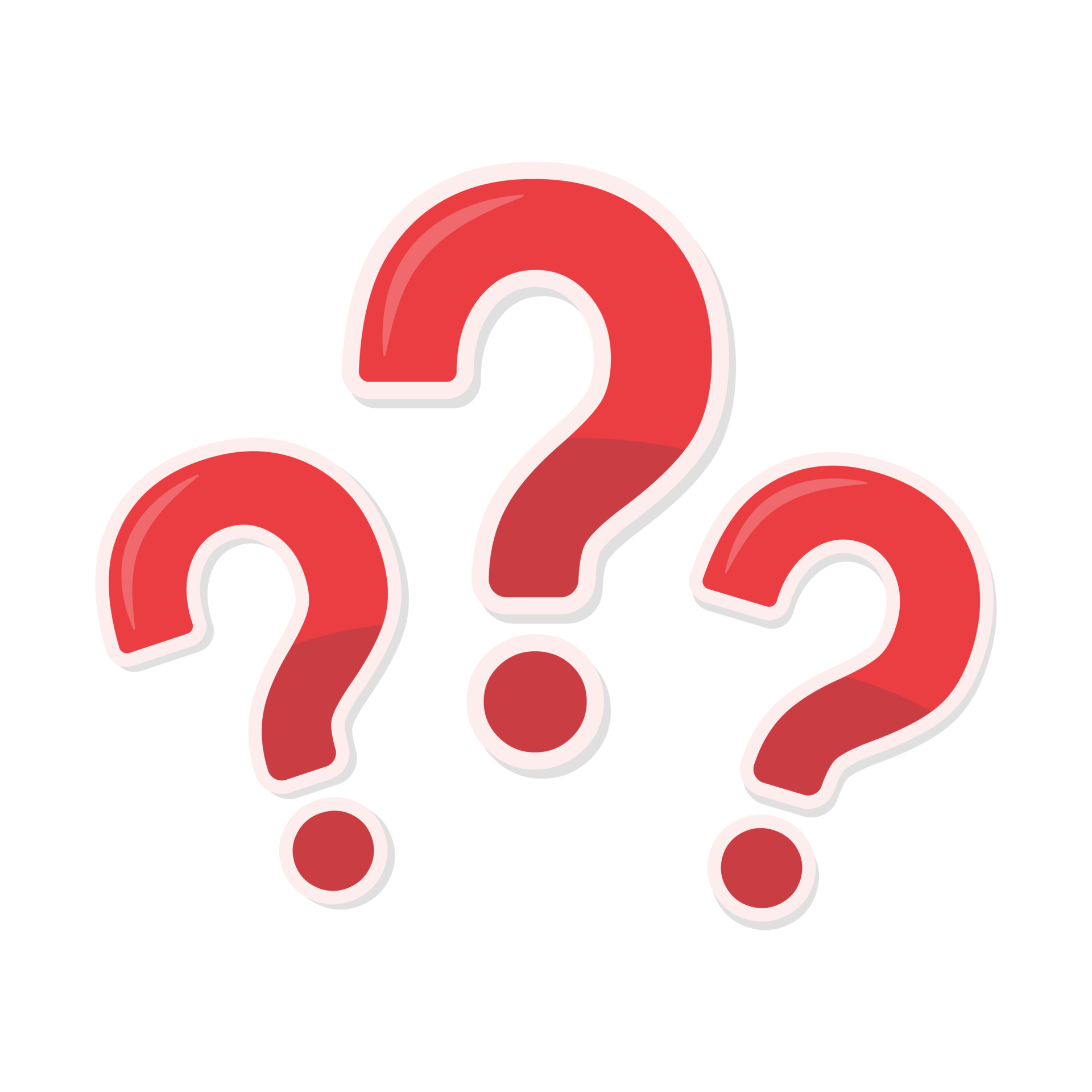 Speech Bubbles With Question Marks Doubt Concept Problem Solving 20918198 Png