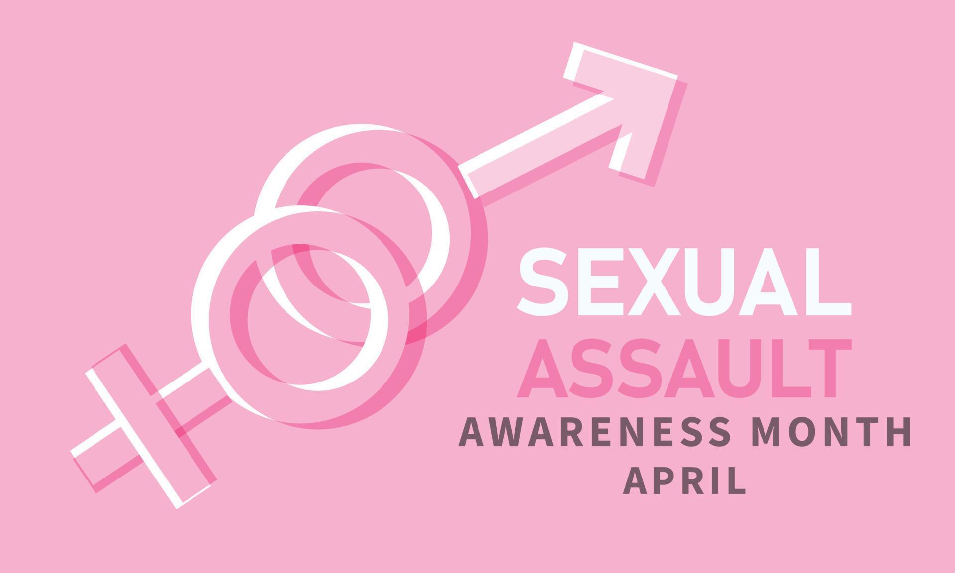 April Is Sexual Assault Awareness Month Template For Background