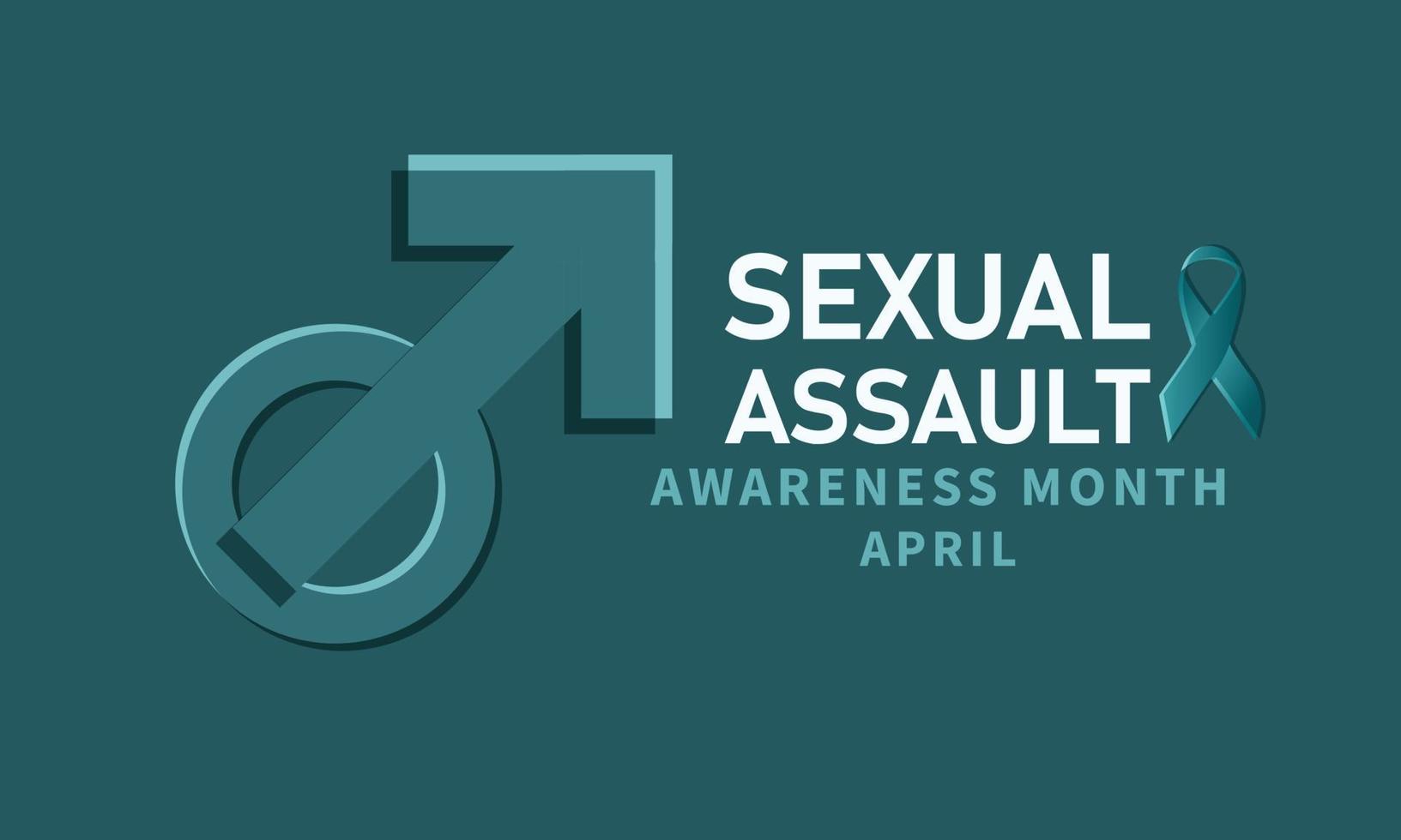 April Is Sexual Assault Awareness Month Template For Background