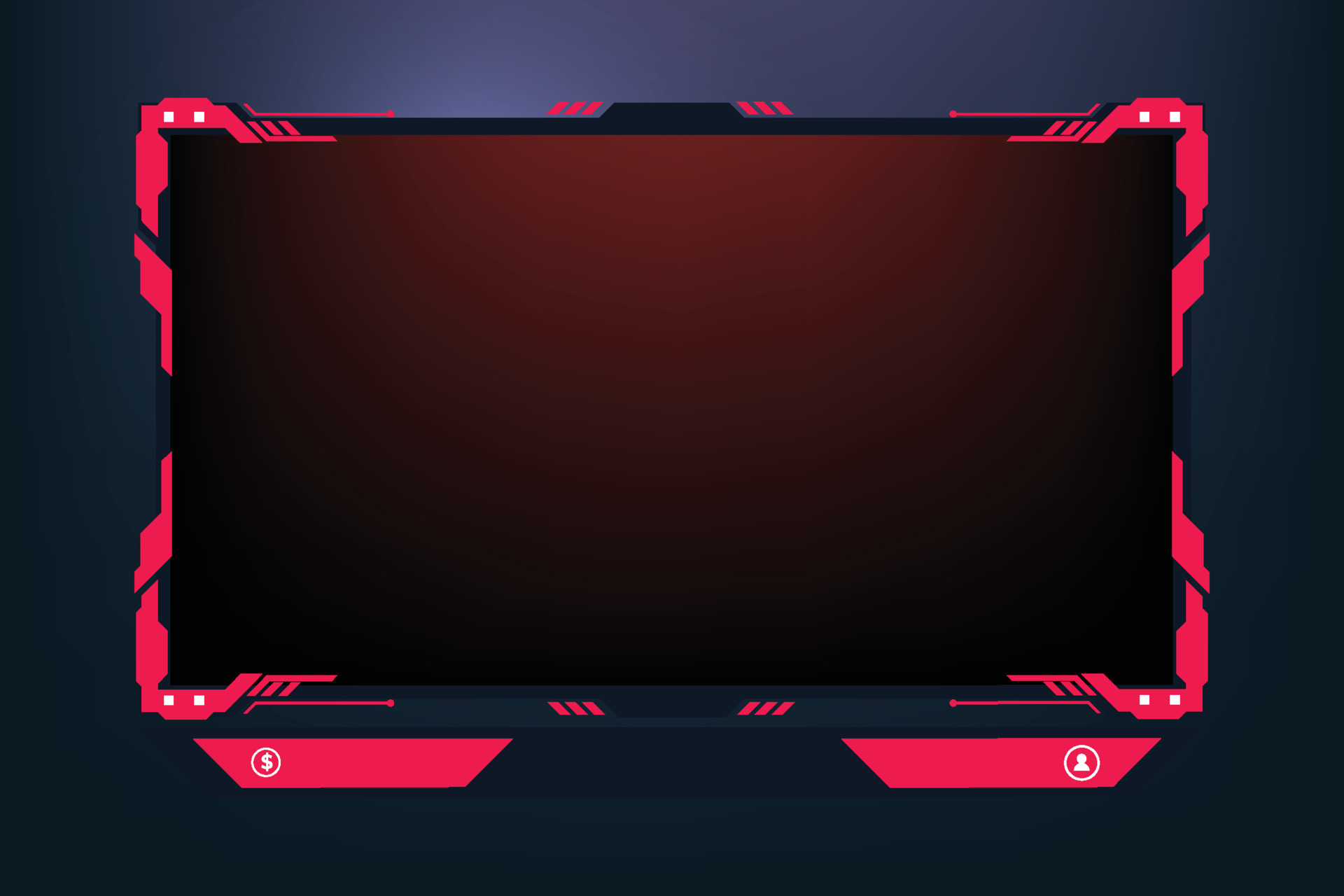Futuristic gaming overlay design with abstract shapes. Modern gaming ... Futuristic gaming overlay design with abstract shapes. Modern gaming ...