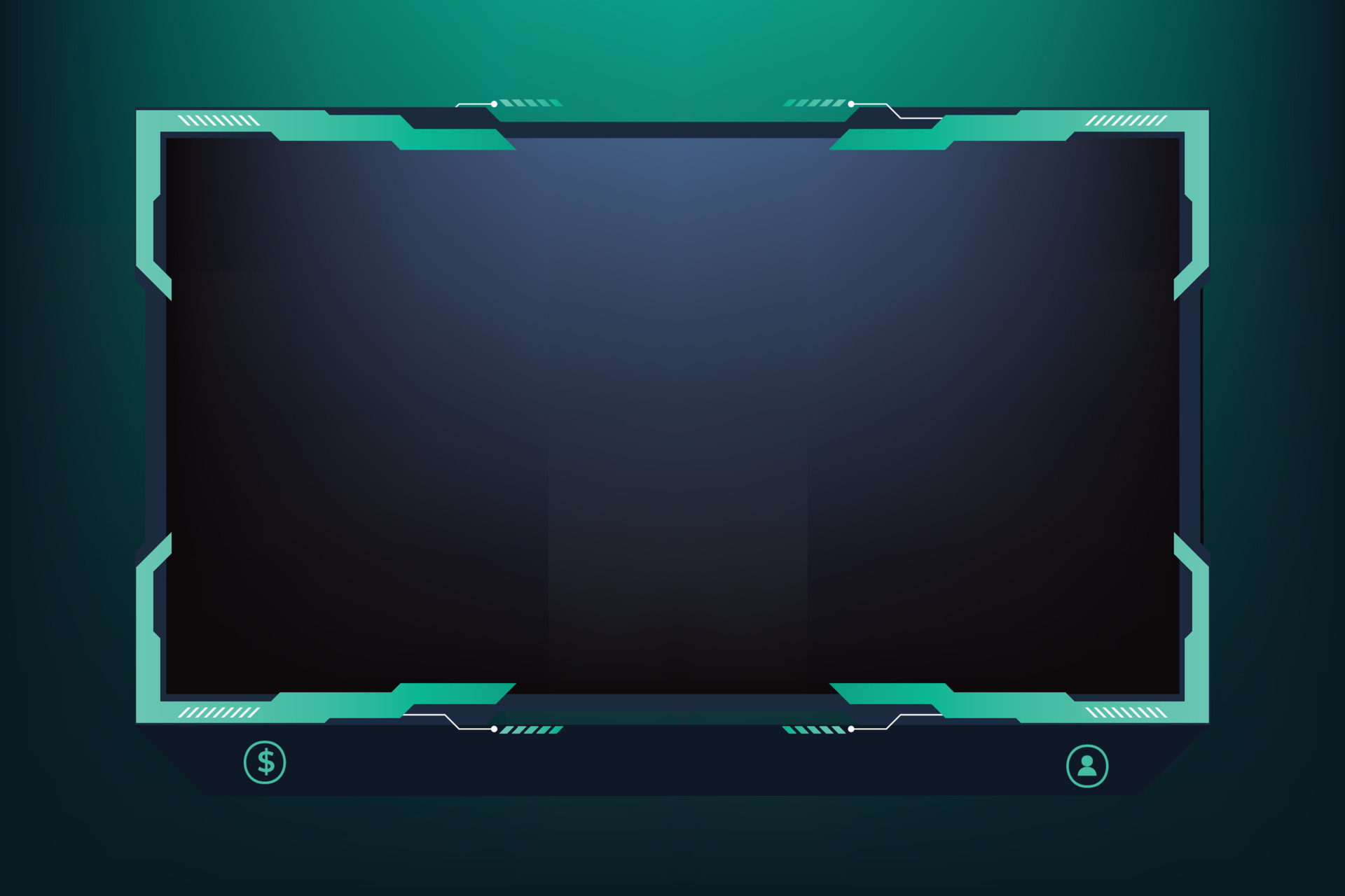 Live Stream Overlay Vector Art, Icons, and Graphics for Free Download