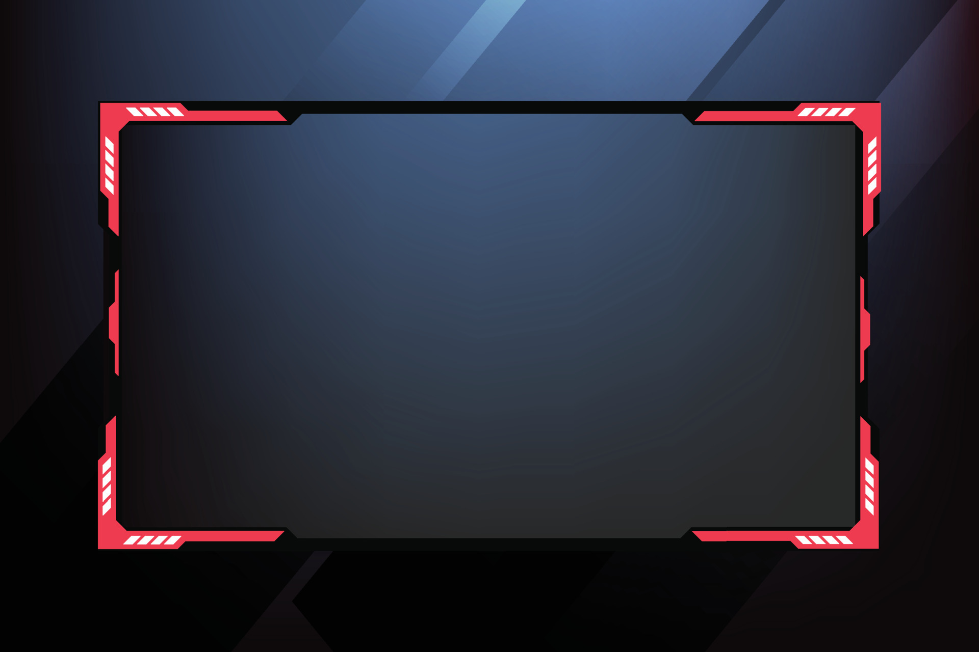 Live streaming overlay design with abstract shapes. Futuristic gaming ... Live streaming overlay design with abstract shapes. Futuristic gaming ...
