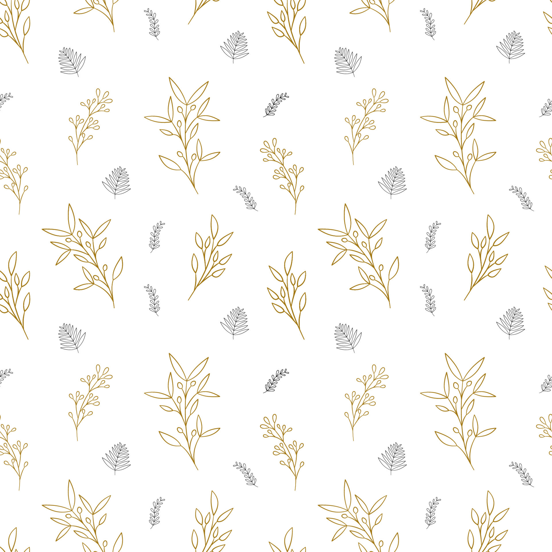 Leaf line art seamless pattern background 20919597 Vector Art at Vecteezy