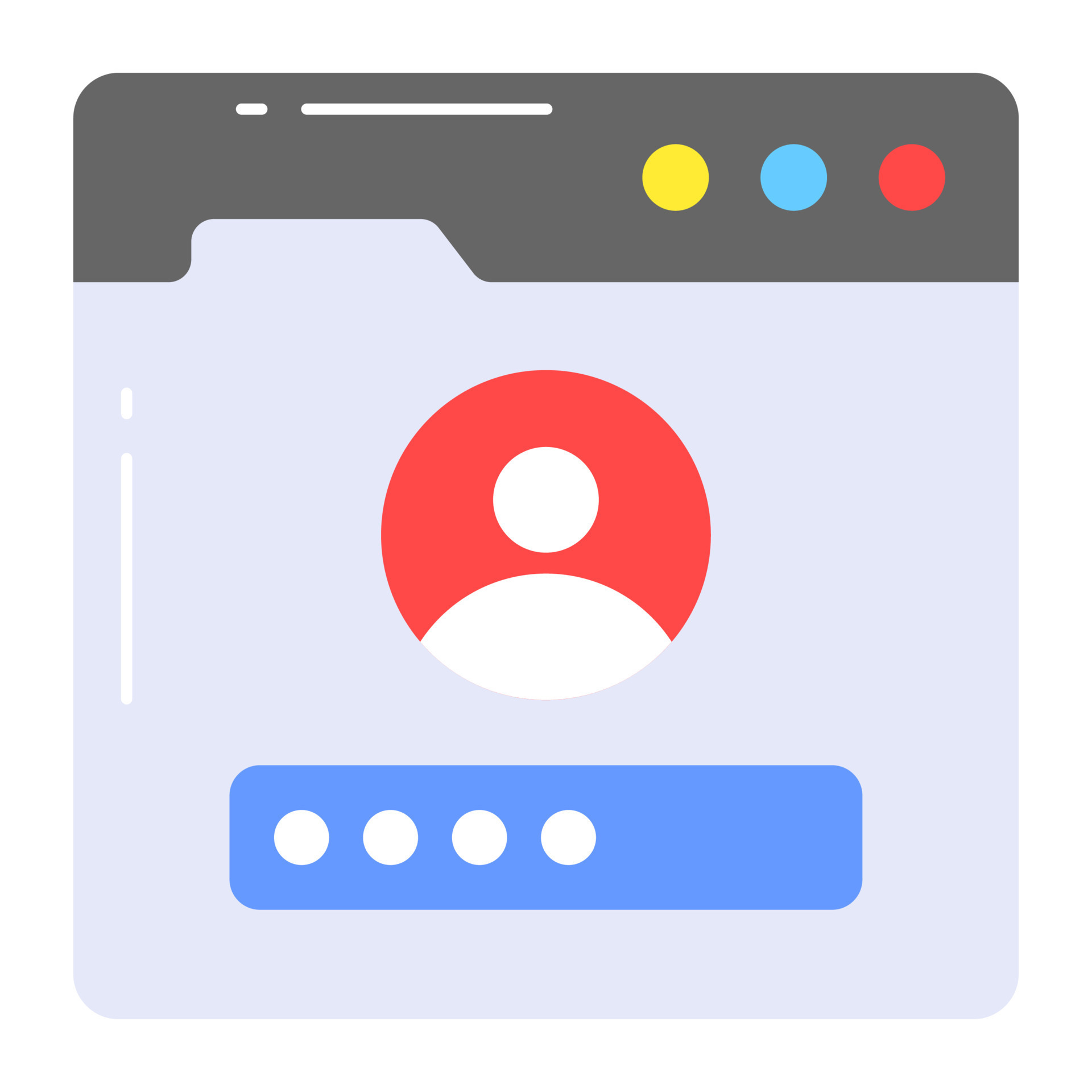 An amazing vector design of user password in trendy style, personal ...