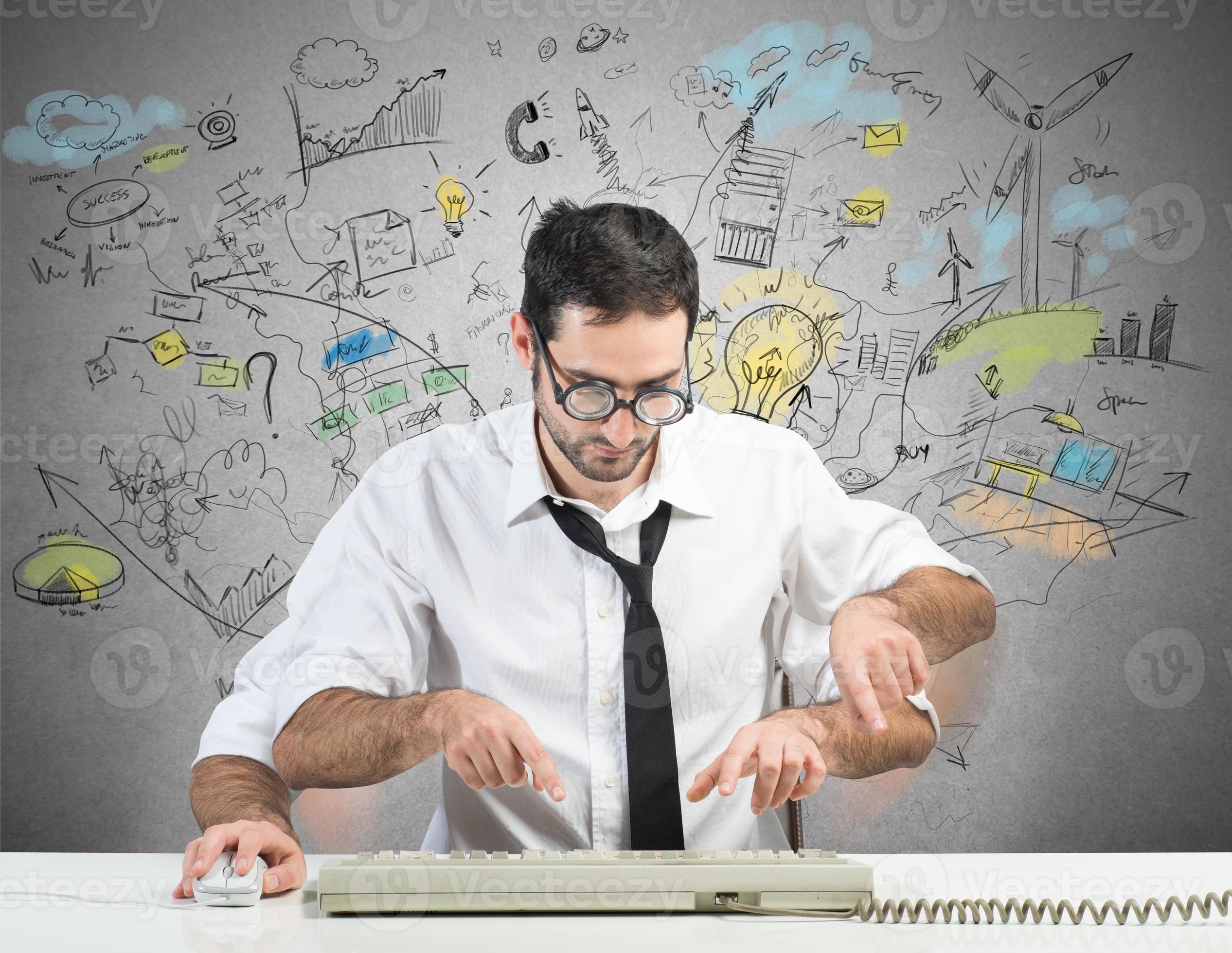 Businessman multi-tasking concept 20925673 Stock Photo at Vecteezy Businessman multi-tasking concept 20925673 Stock Photo at Vecteezy