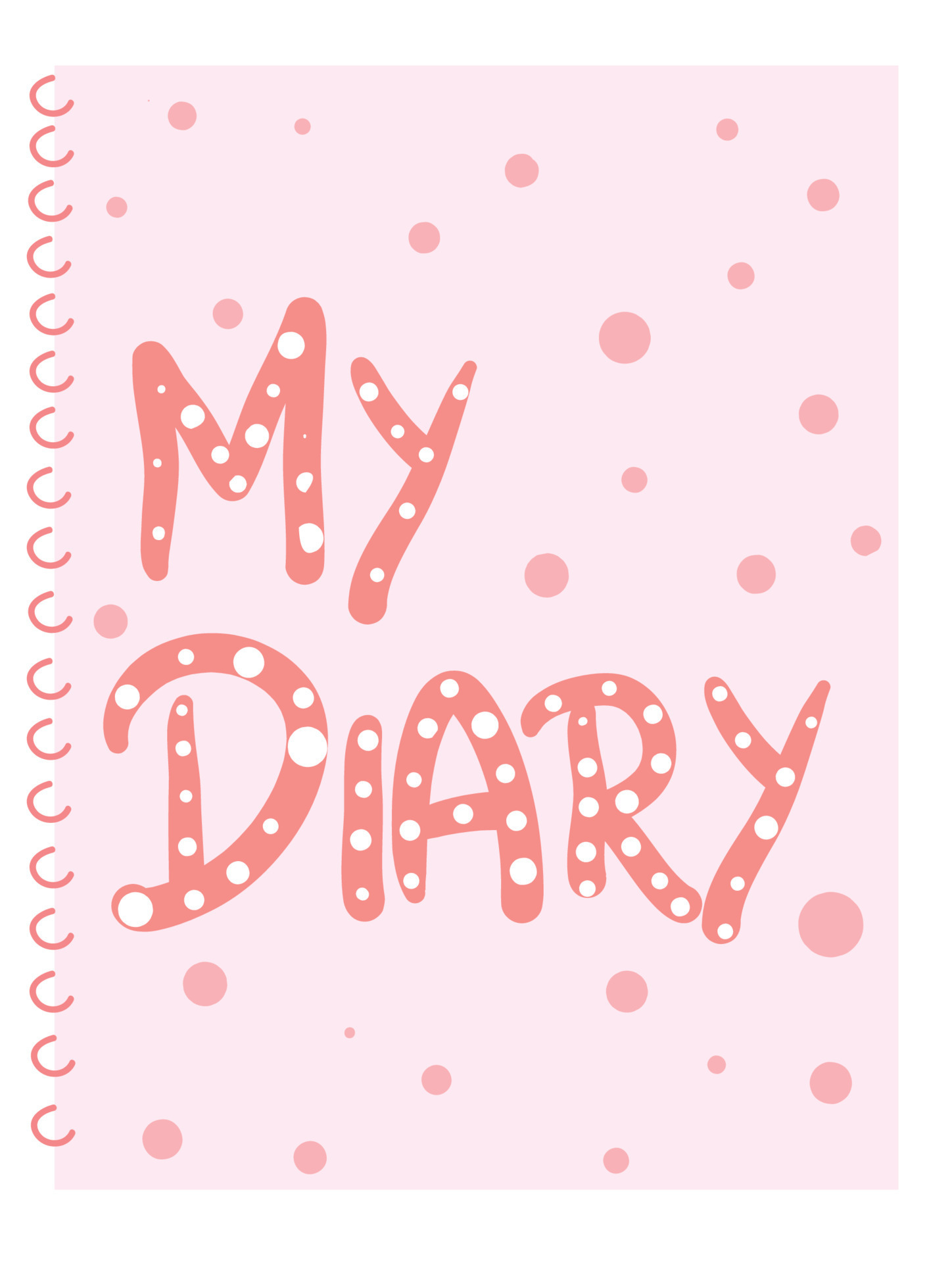 Girly Diary Cover Girly Diary Cover