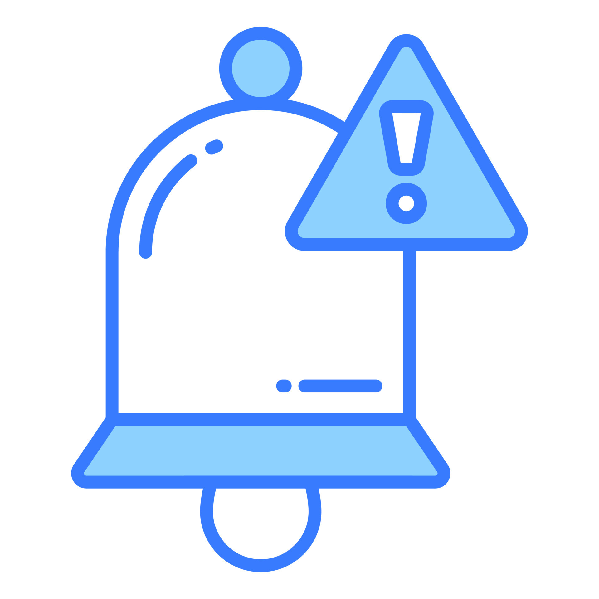 Alert notification vector design in modern and trendy style, easy to ...