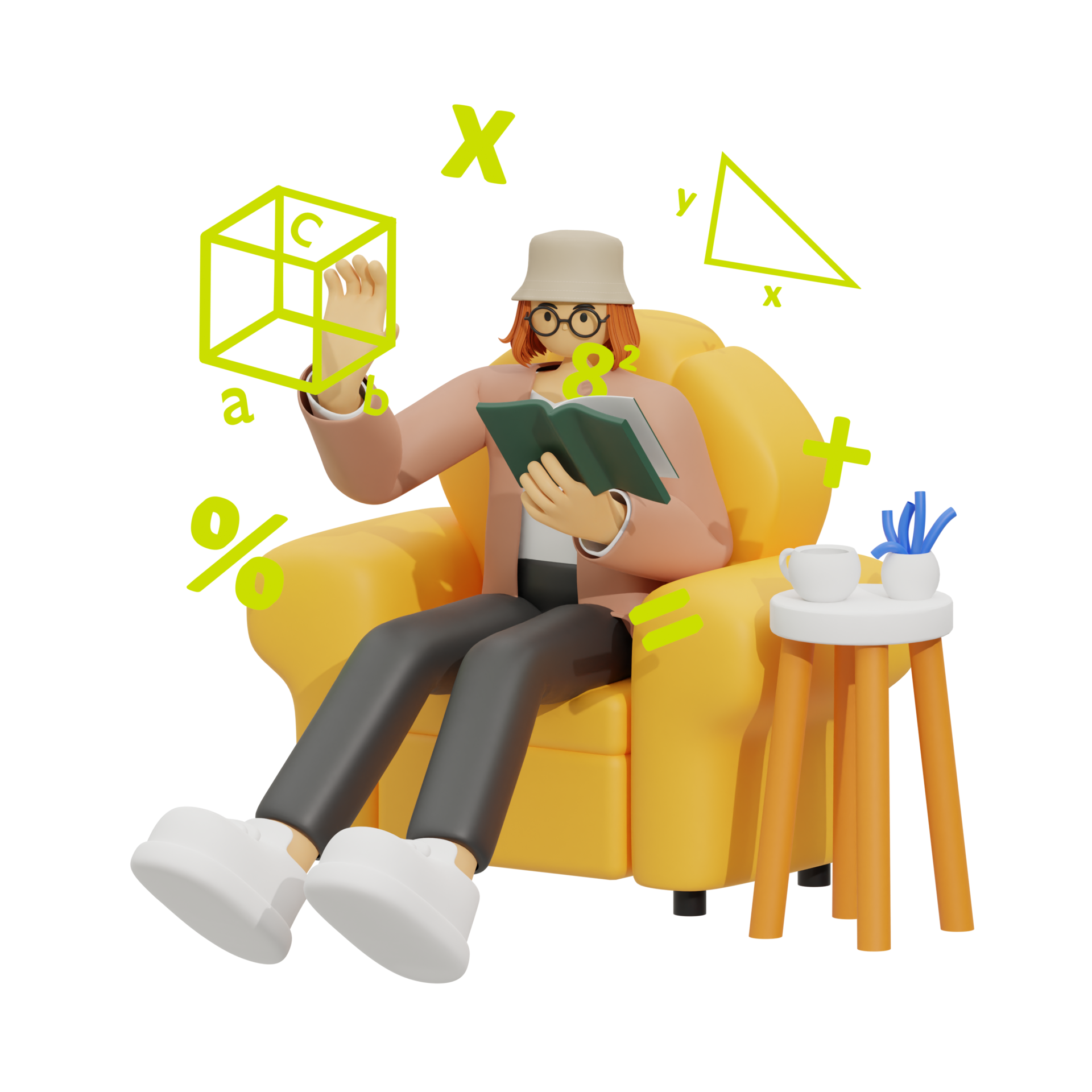 Free 3d Illustration Learn Math At Home 20946541 PNG With Transparent free-3d-illustration-learn-math-at-home-20946541-png-with-transparent