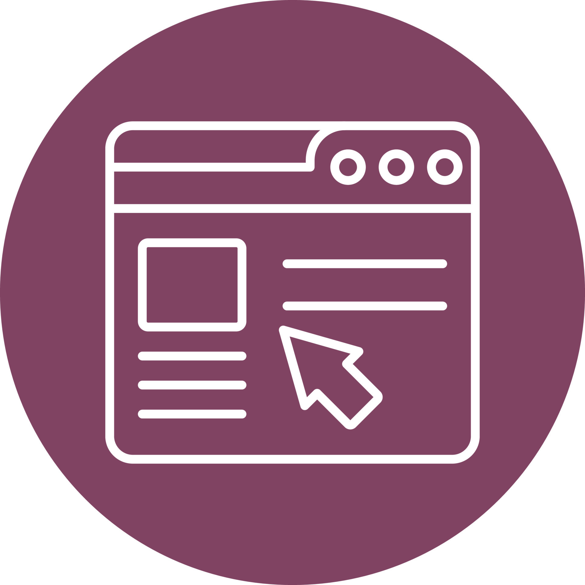 Web Click Vector Icon 20947228 Vector Art at Vecteezy