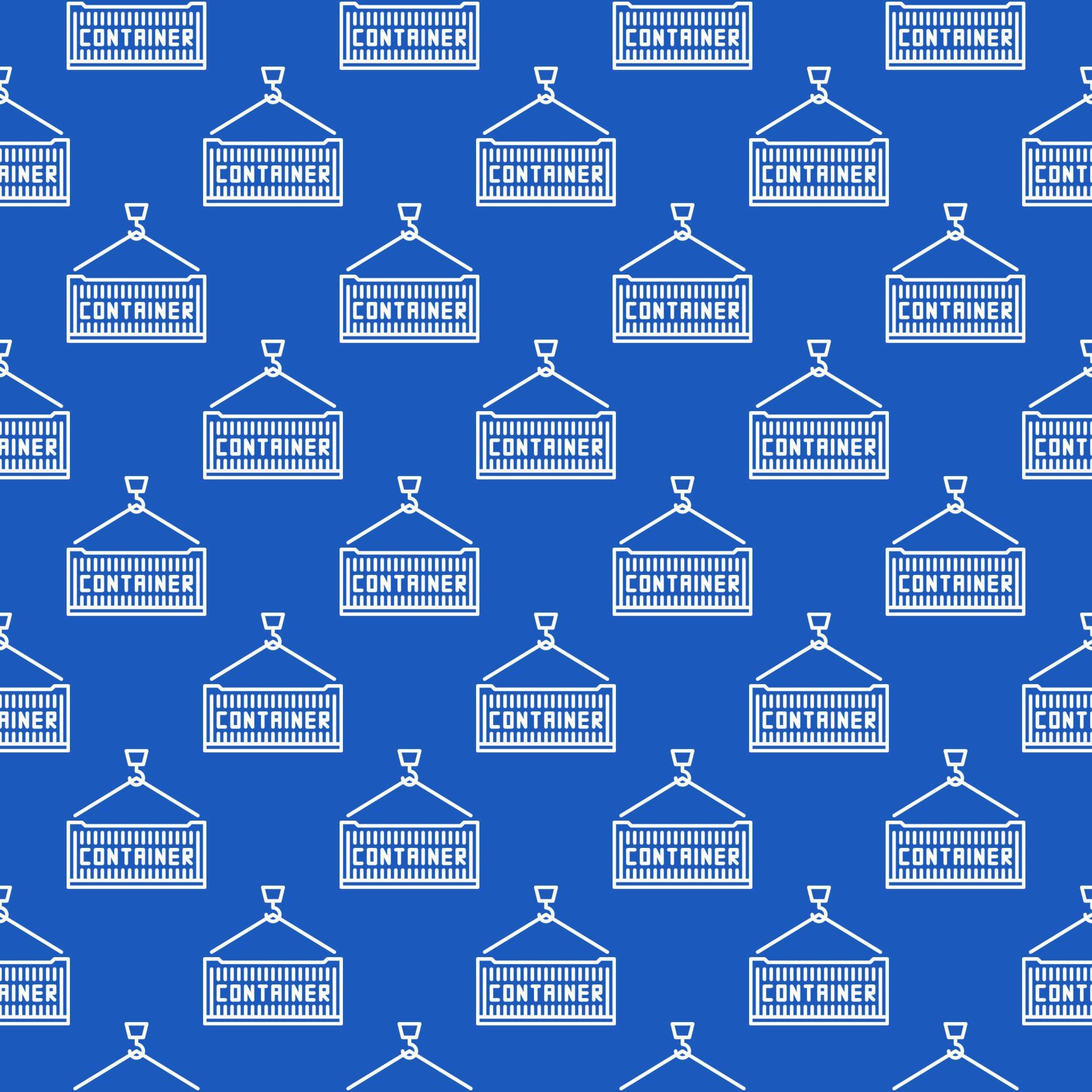 Container Vector Intermodal Cargo Linear Blue Seamless Pattern 20947380 Vector Art At Vecteezy