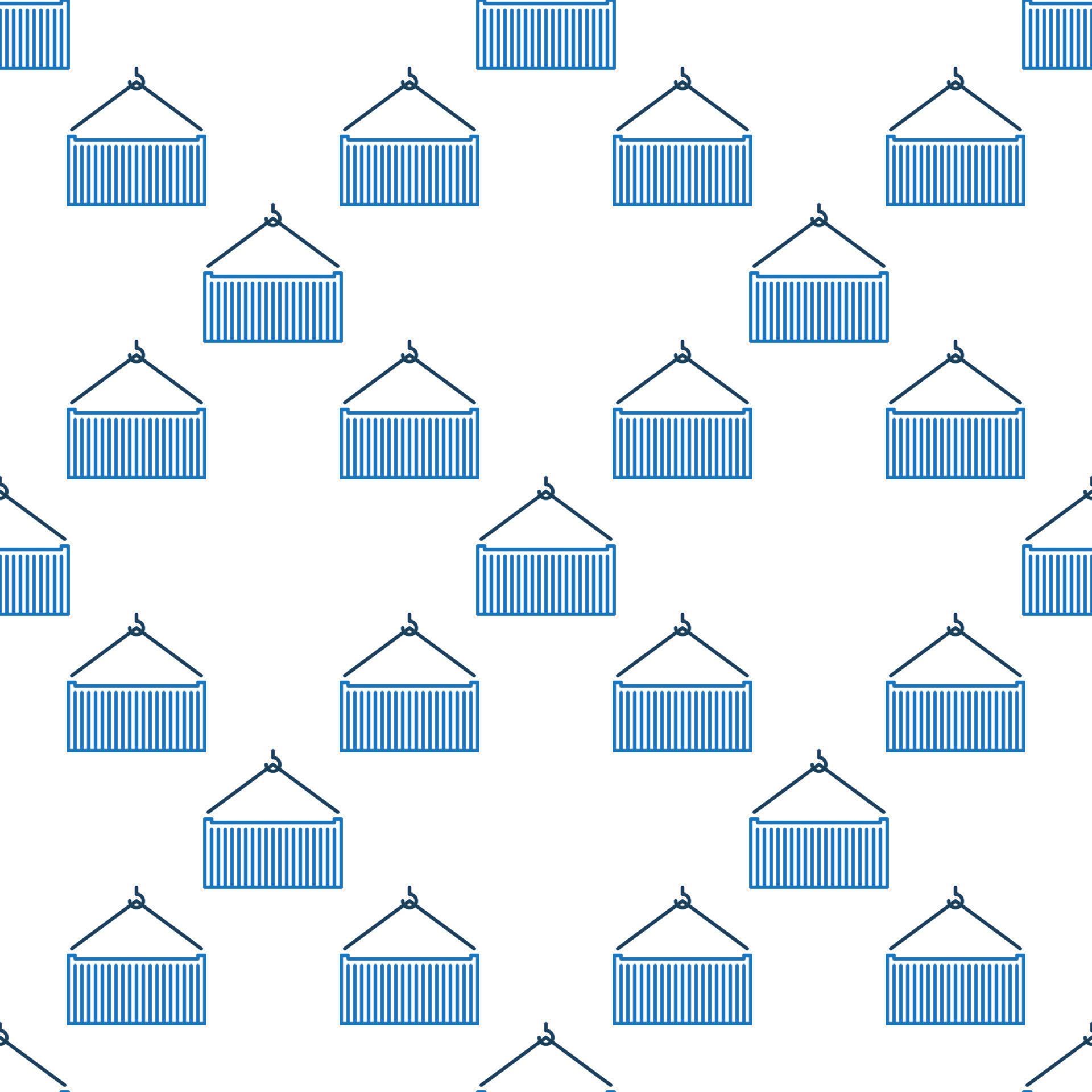 Hanging Shipping Container Vector Transportation Concept Line Seamless Pattern 20947497 Vector