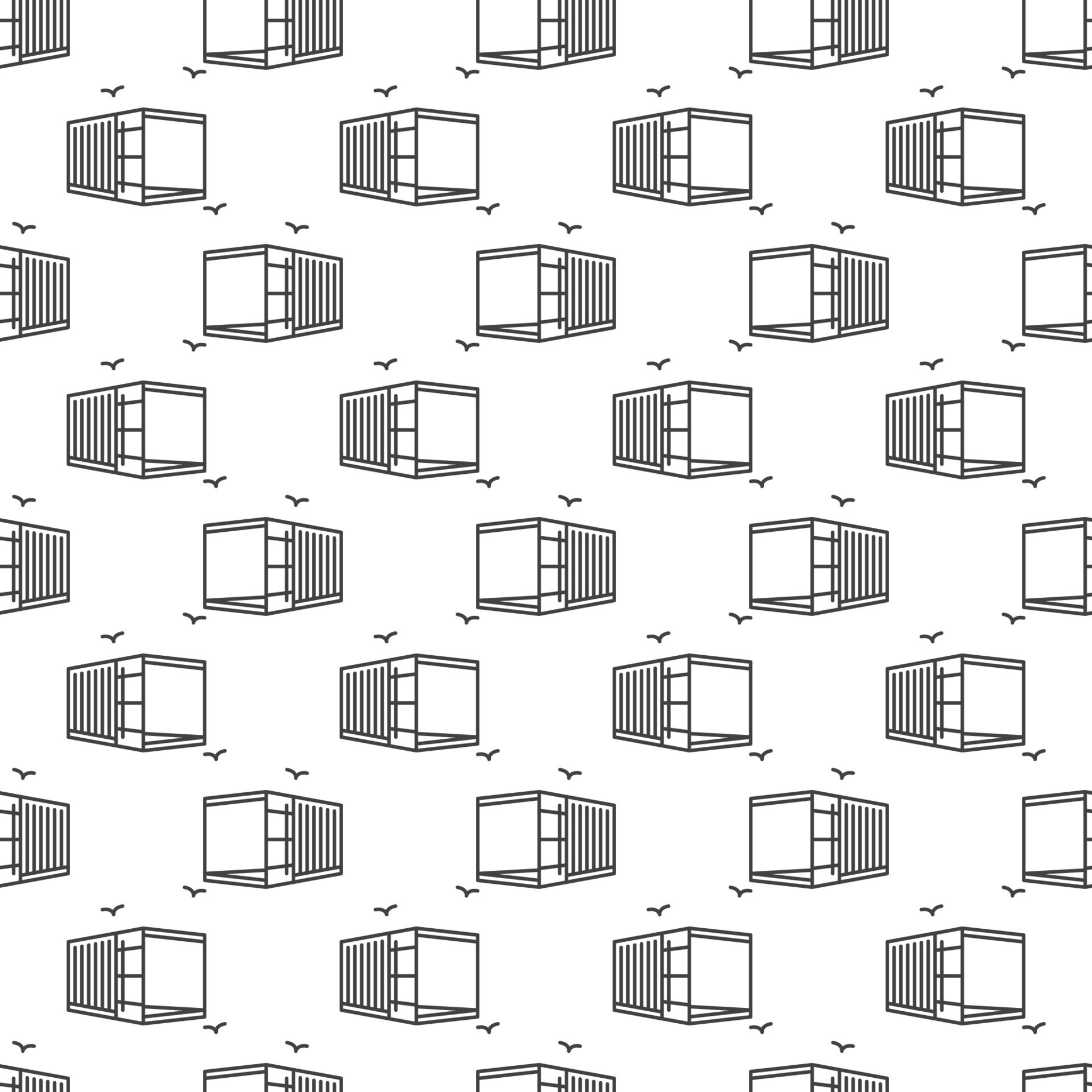 Opened Container Vector Transportation Concept Line Seamless Pattern 20947611 Vector Art At Vecteezy