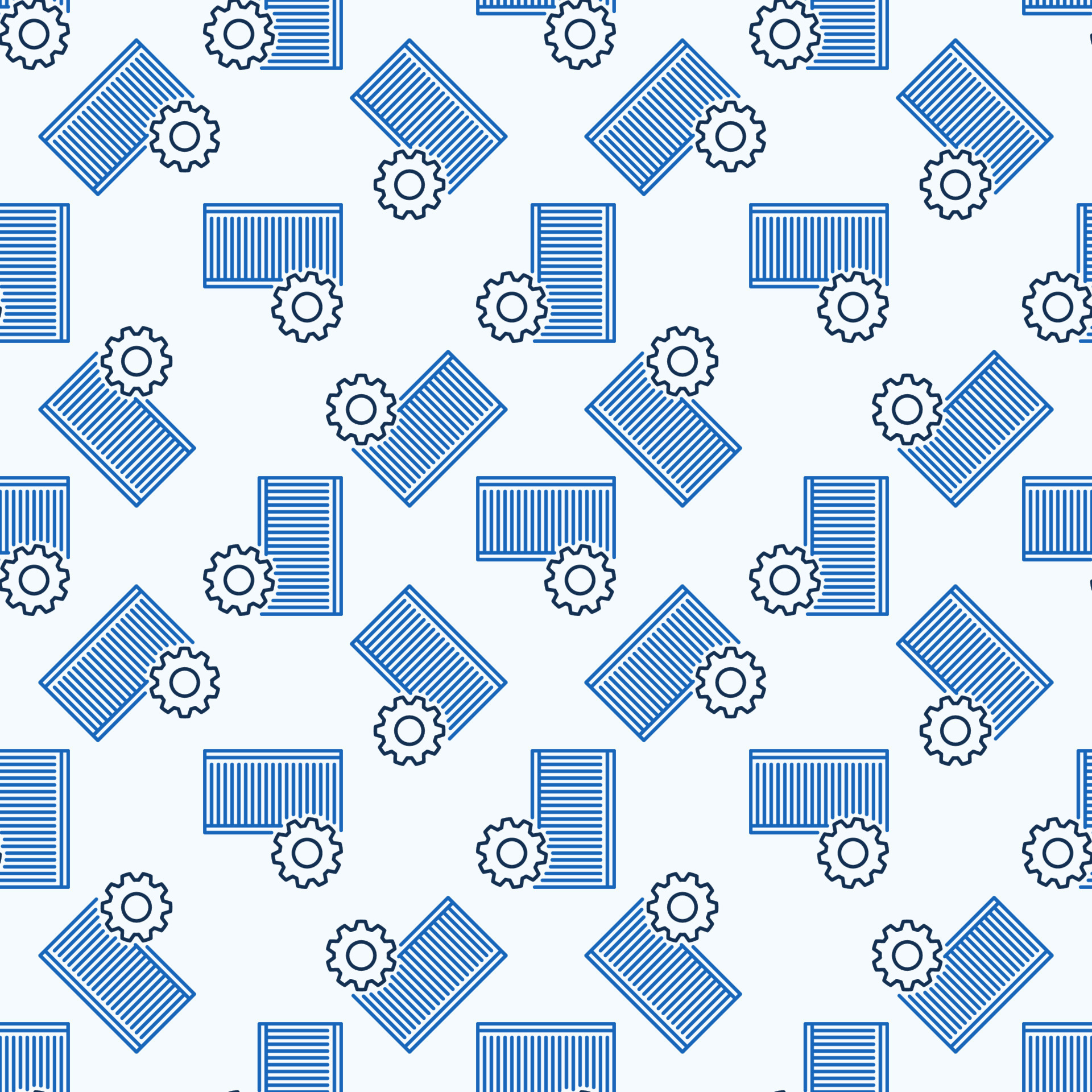 Shipping Container With Gear Vector Thin Line Seamless Pattern 20947621 Vector Art At Vecteezy