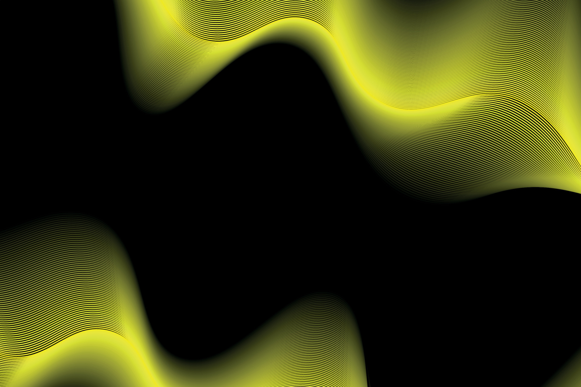 Yellow And Black Wave Abstract Background Suitable For Landing Page And Computer Desktop