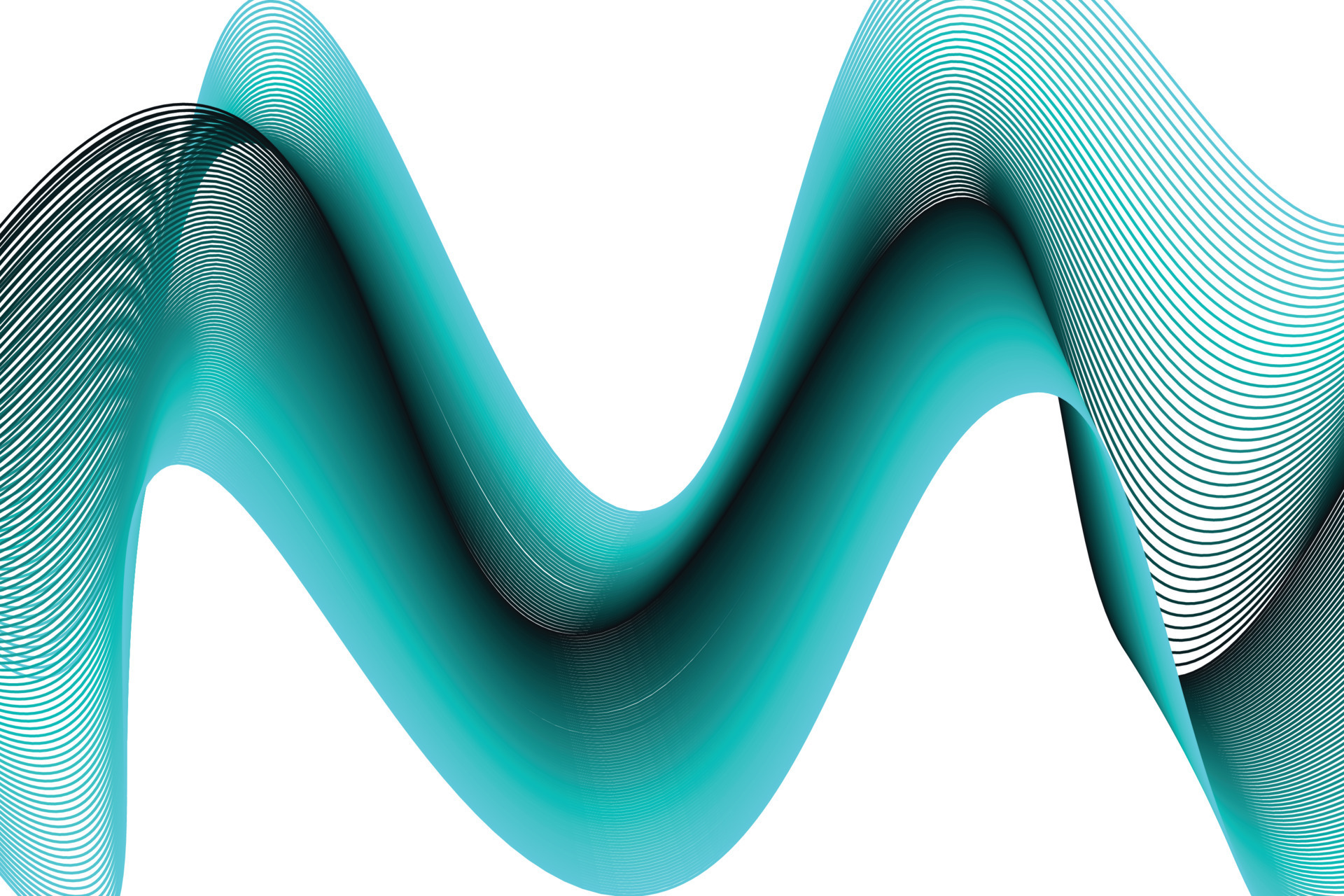 blue light and balack wave abstract background, suitable for landing ...