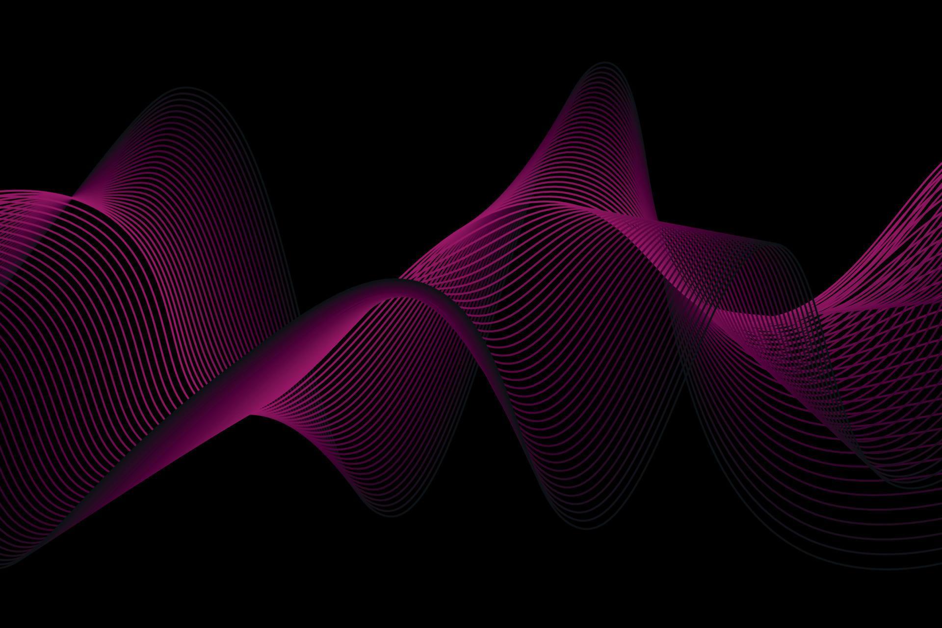 purple pink and balack wave abstract background, suitable for landing ...
