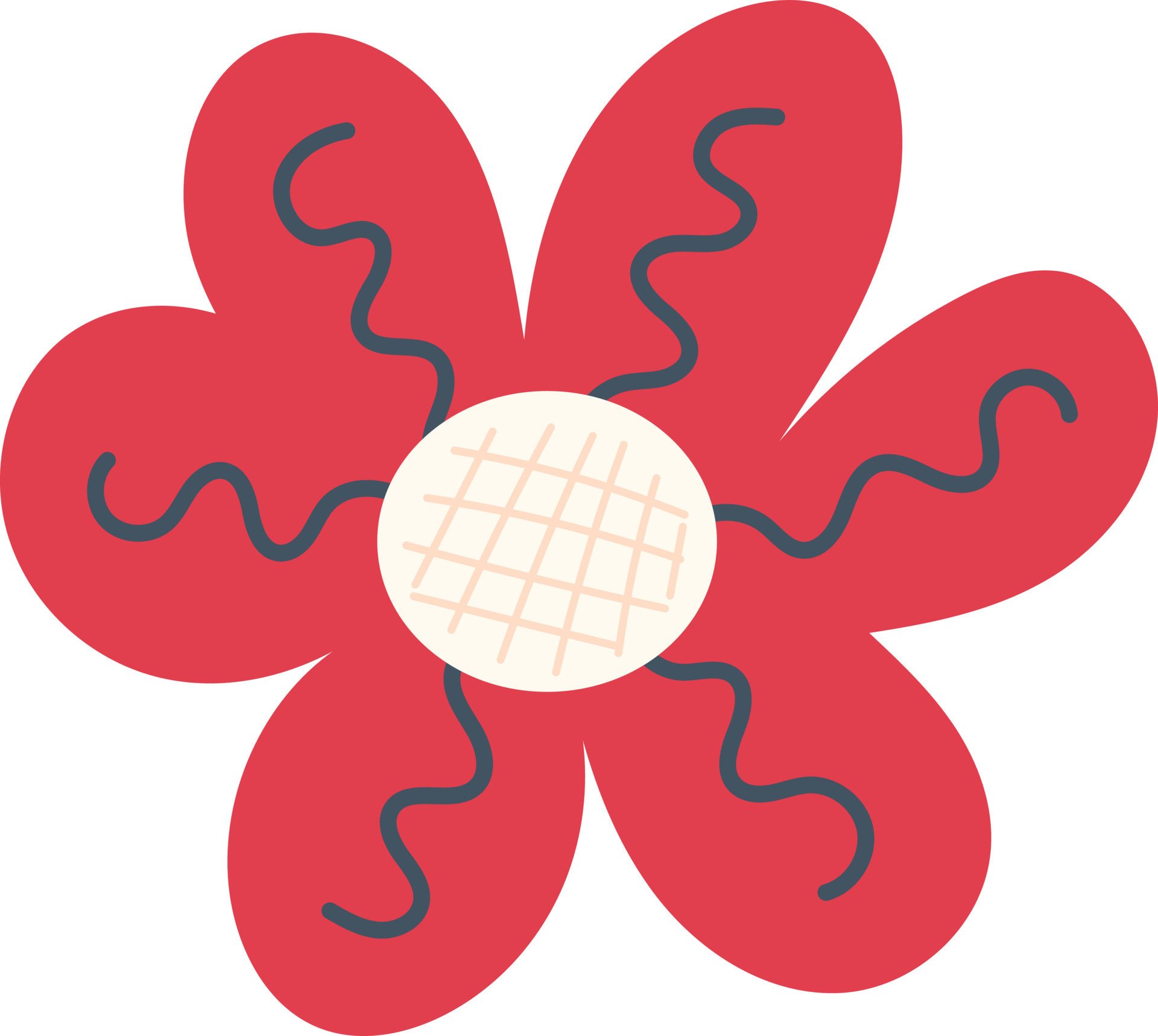 Bright spring flower illustration 20949103 Vector Art at Vecteezy