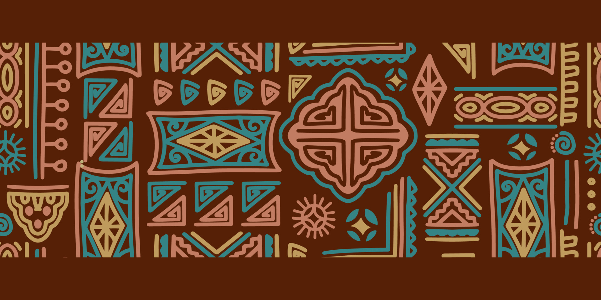 Seamless pattern african tribal motifs, ethnic background 20949276 ...