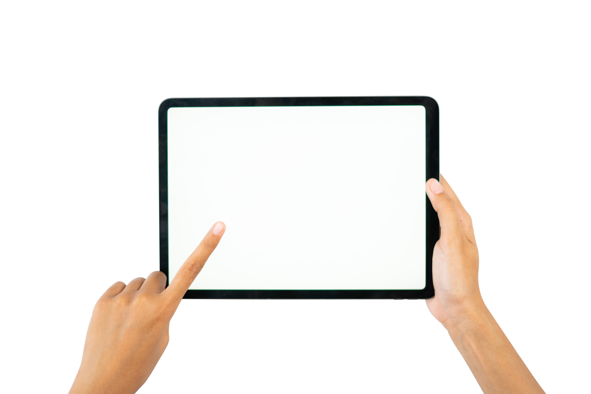 hand holding blank screen tablet 20949843 PNG hand holding blank screen tablet 20949843 PNG
