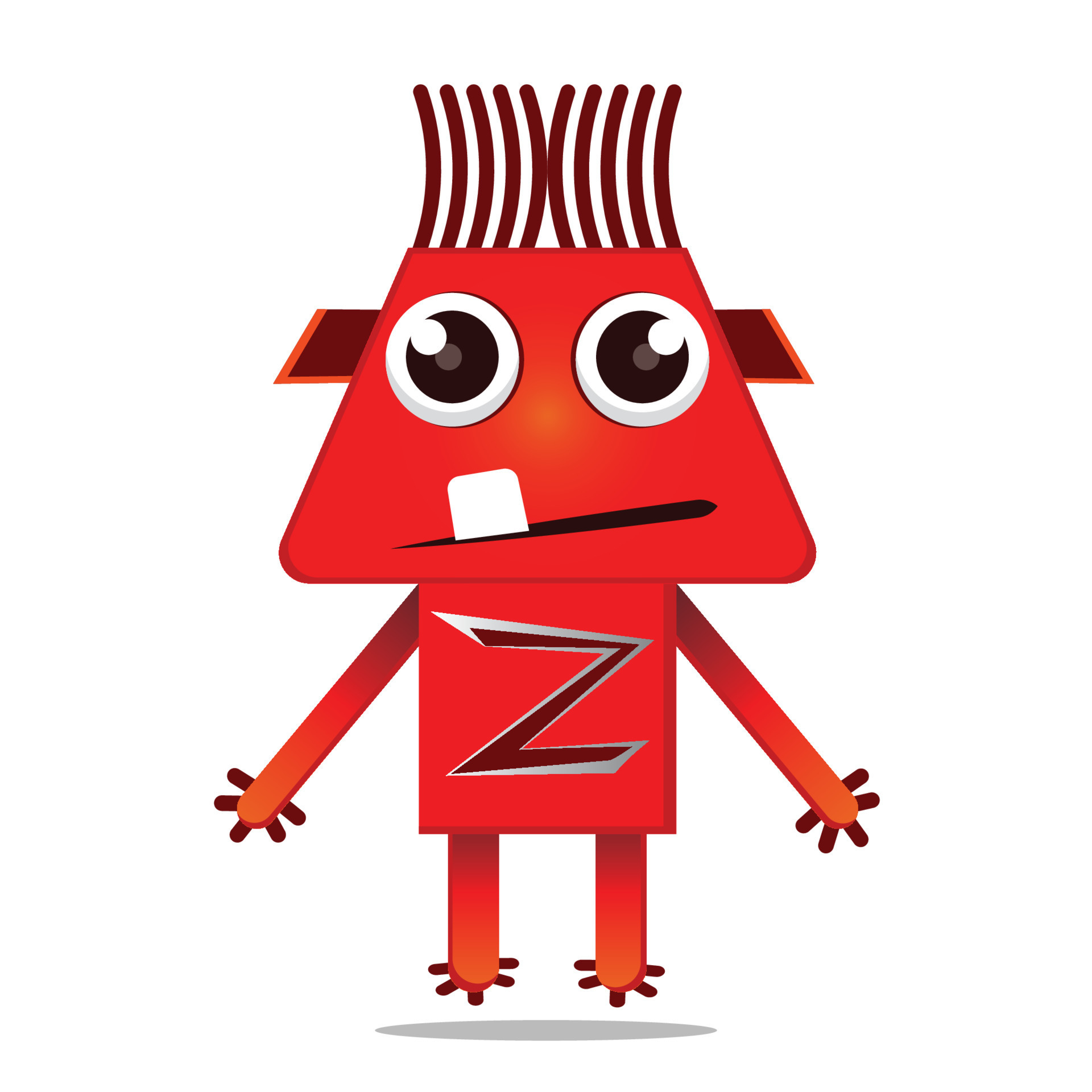 Cute Vector Illustration Design Mascot 20950431 Vector Art At Vecteezy