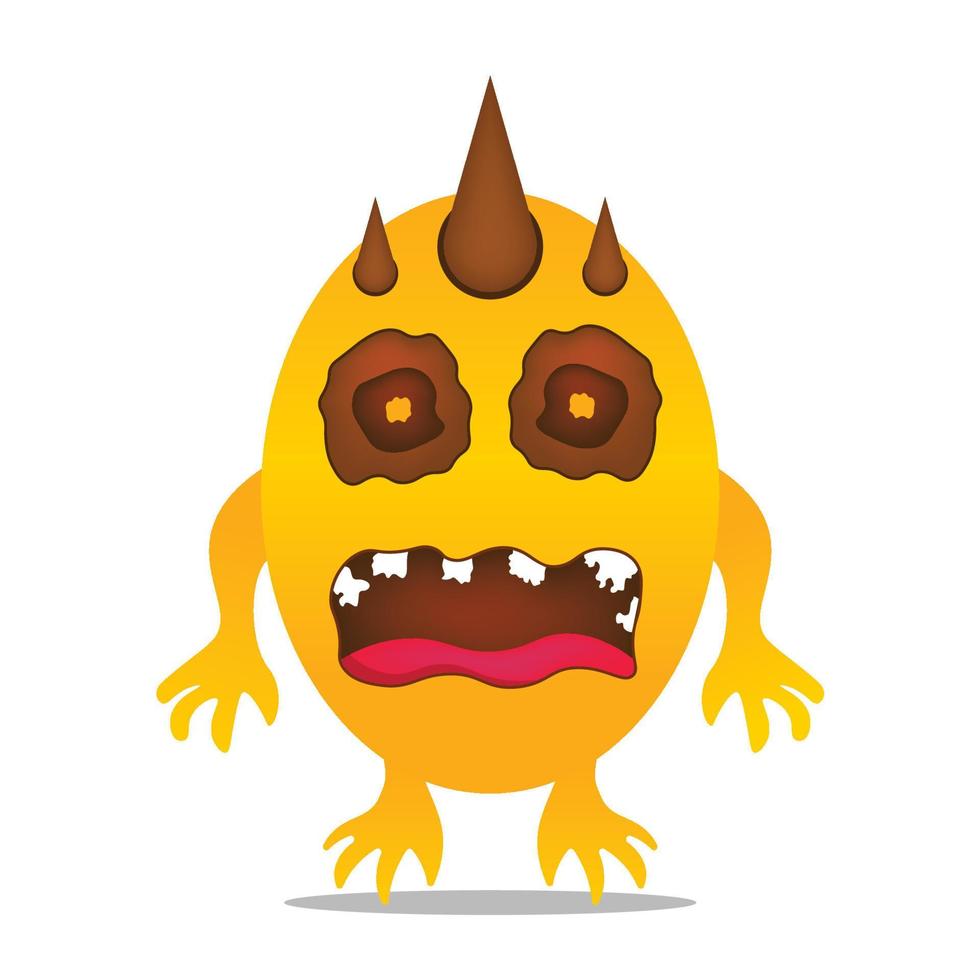 Cute Vector Cartoon Monsters Isolated Design For Print Decoration T