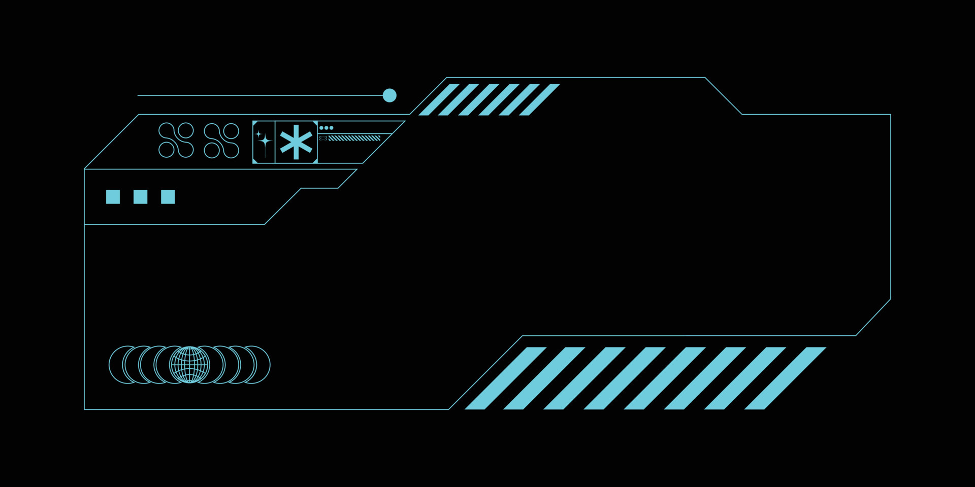 digital futuristic interface frame for background 20950851 Vector Art ...