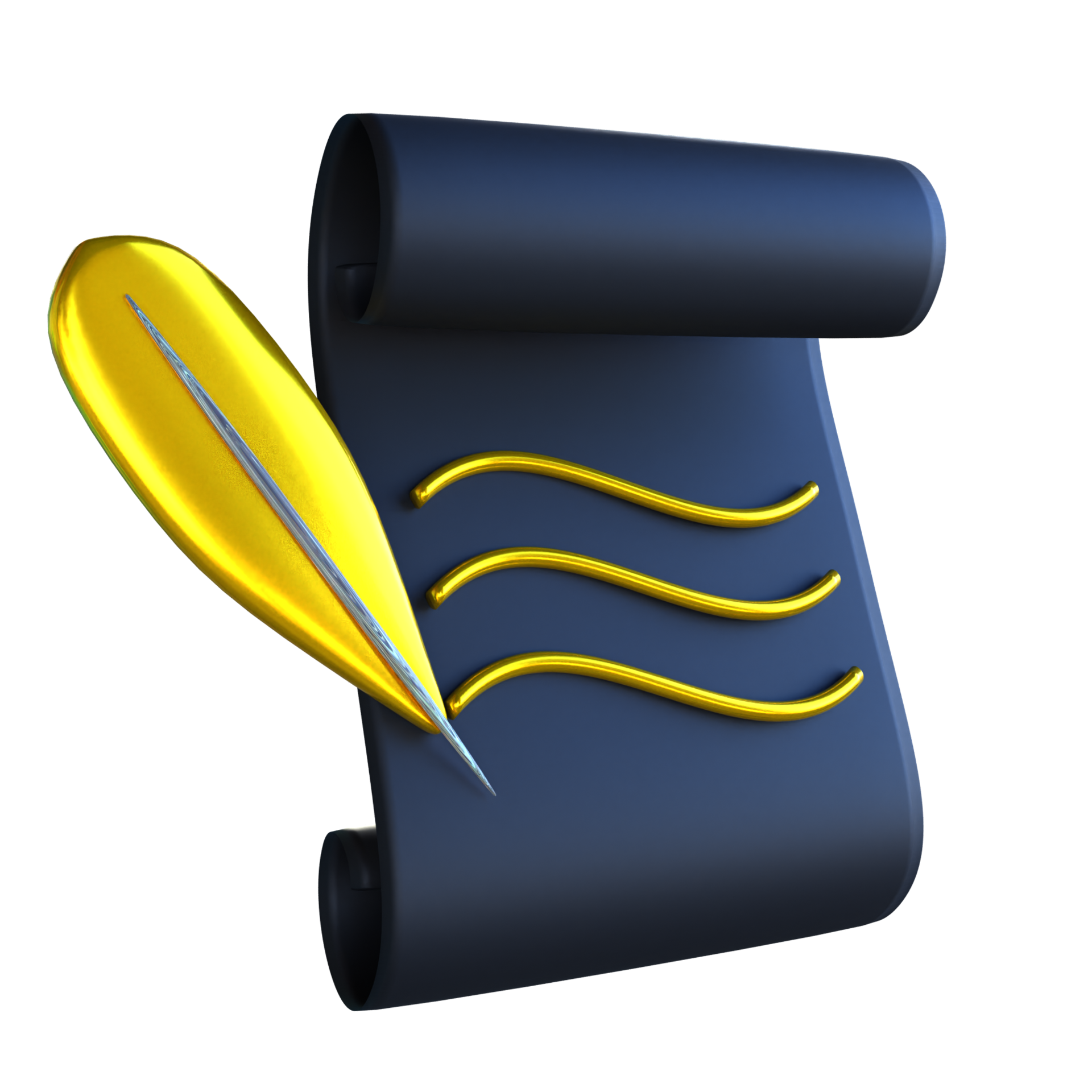 Movie Script 3d Icon 20951149 Png