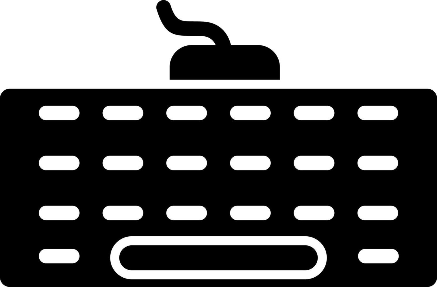 Computer Keyboard Vector Icon 20959384 Vector Art at Vecteezy