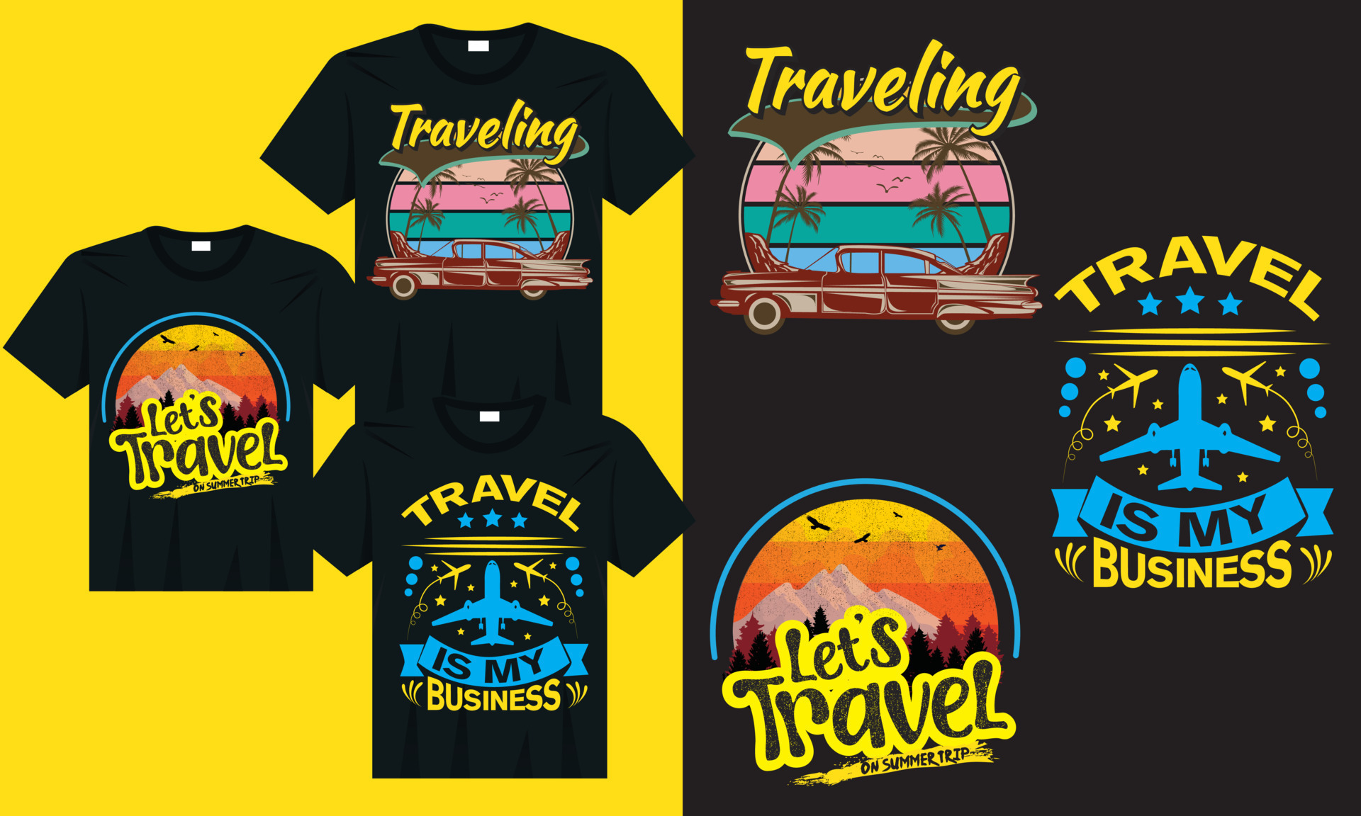 Let's travel tshirt design 20960657 Vector Art at Vecteezy Let's travel tshirt design 20960657 Vector Art at Vecteezy