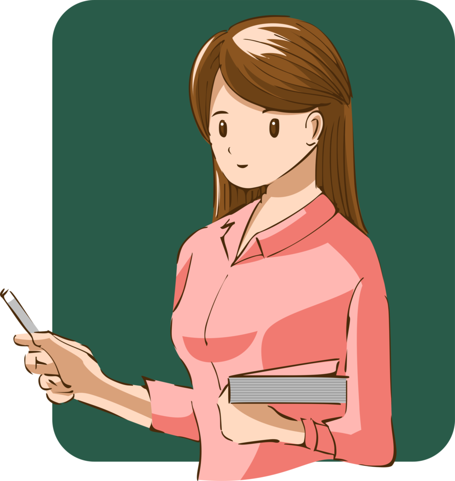 Teacher Woman Png Graphic Clipart Design 20962910 Png