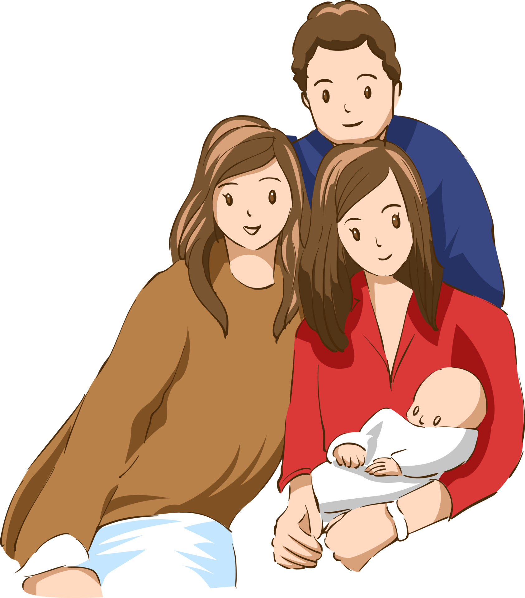 Family png graphic clipart design 20962950 PNG