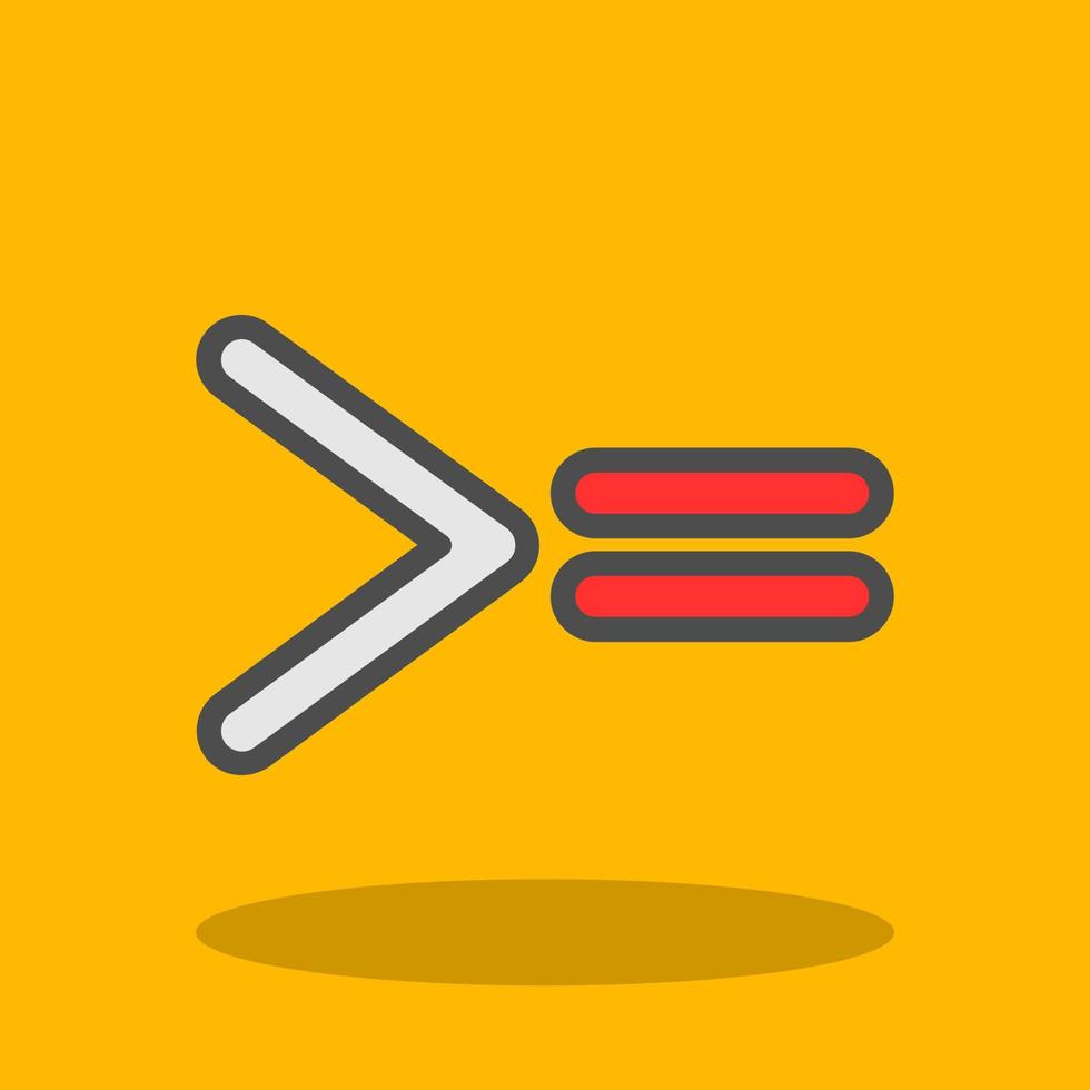 Greater Than Equal Vector Icon Design 20964502 Vector Art At Vecteezy