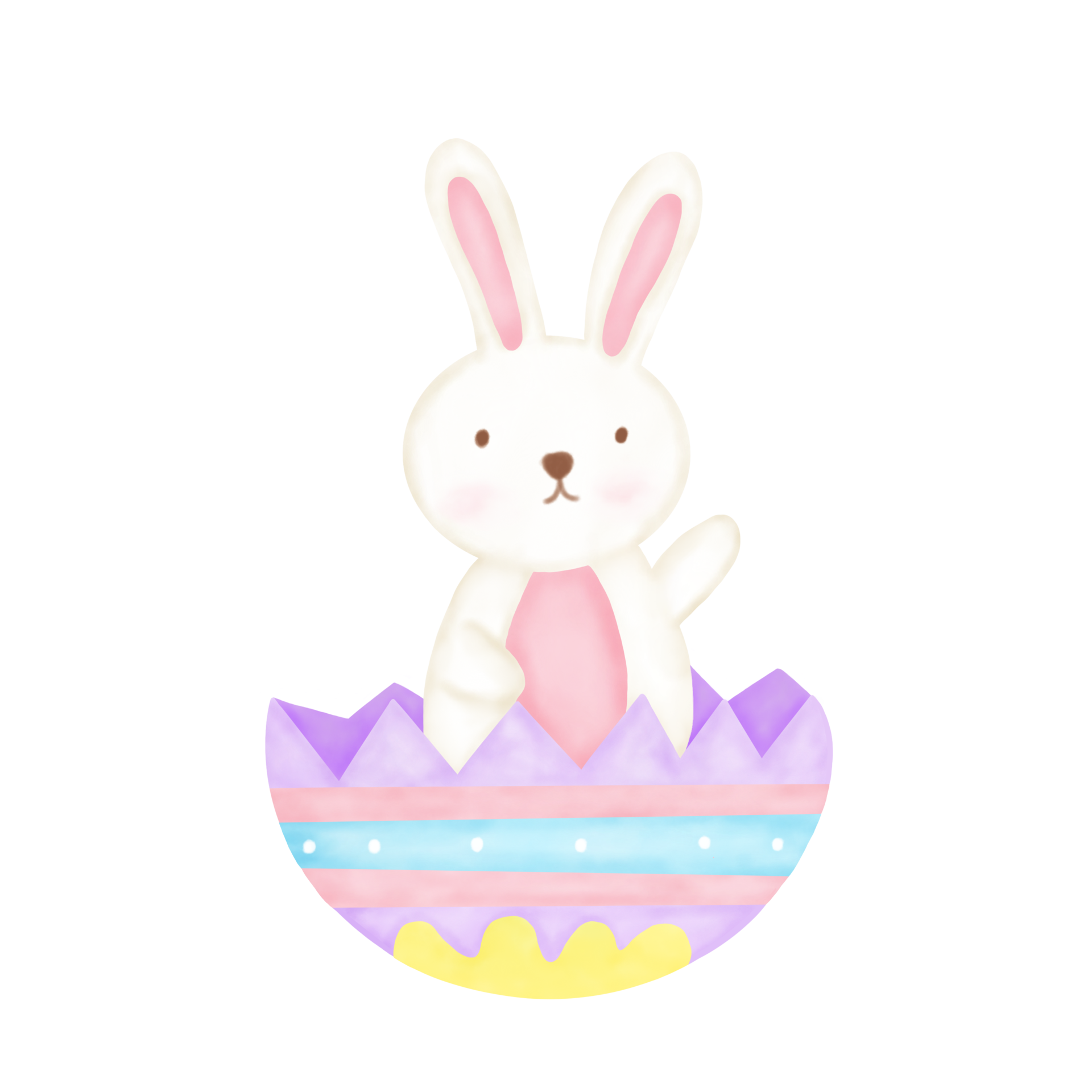 Watercolor Easter Bunny With Easter Eggs 20965483 PNG Watercolor Easter Bunny With Easter Eggs 20965483 PNG