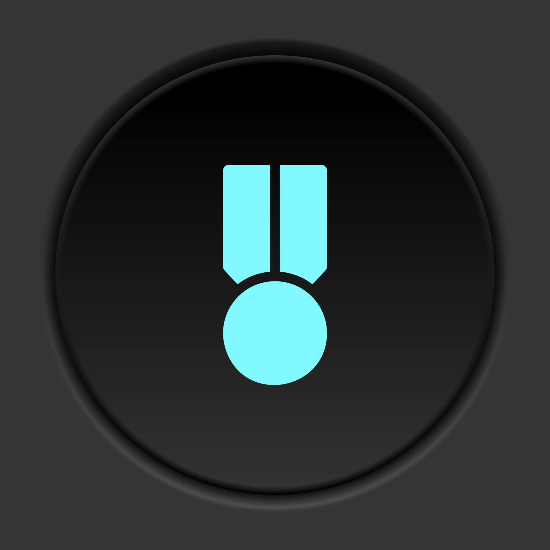 Round Button Icon Medal Prize Button Banner Round Badge Interface For Application