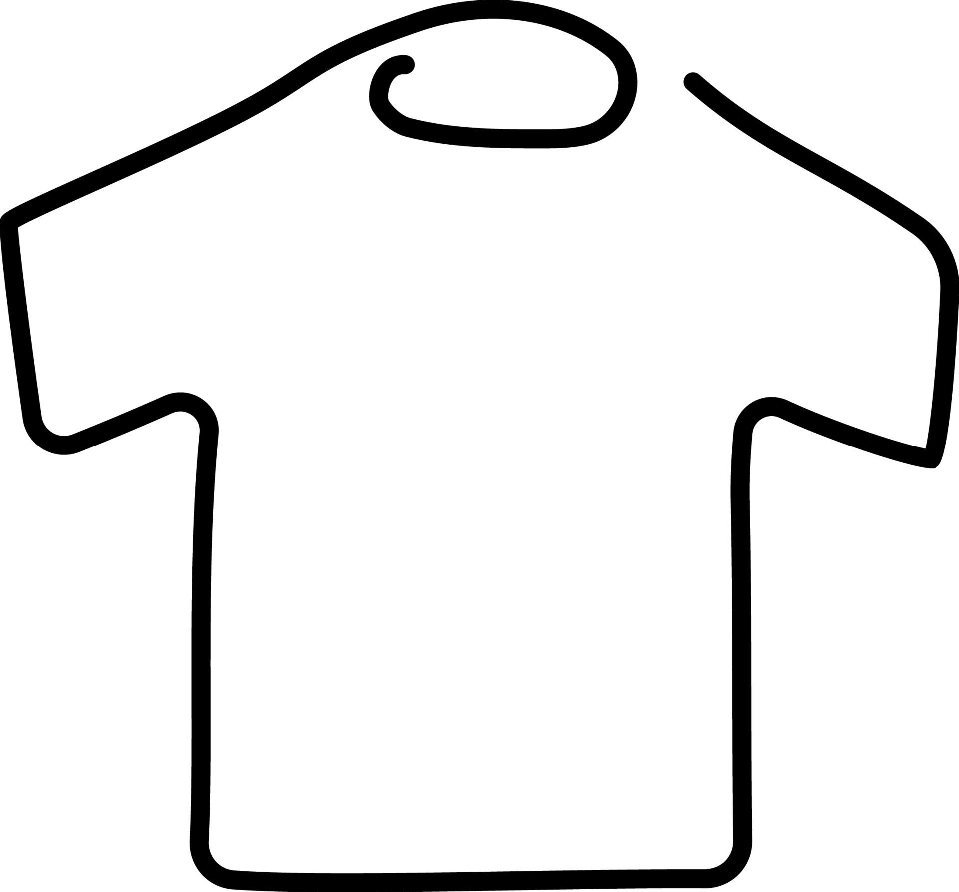 T Shirt Clothing One Line Drawing Vector Isolated On White Background 20967667 Vector Art At