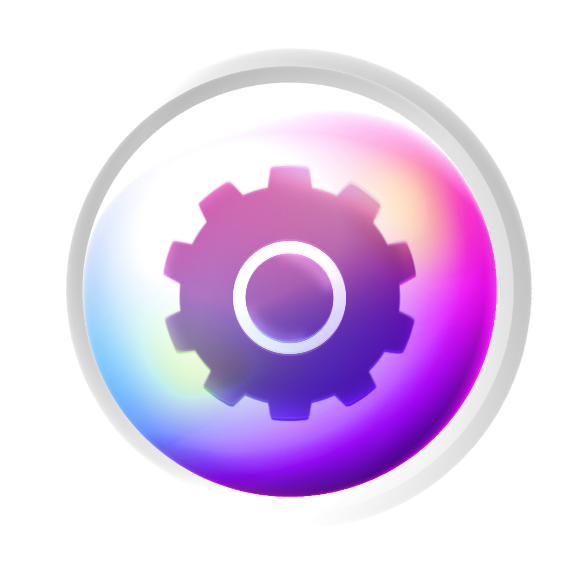 Setting Or Tool Symbol Colorful Game Button 20967746 Png