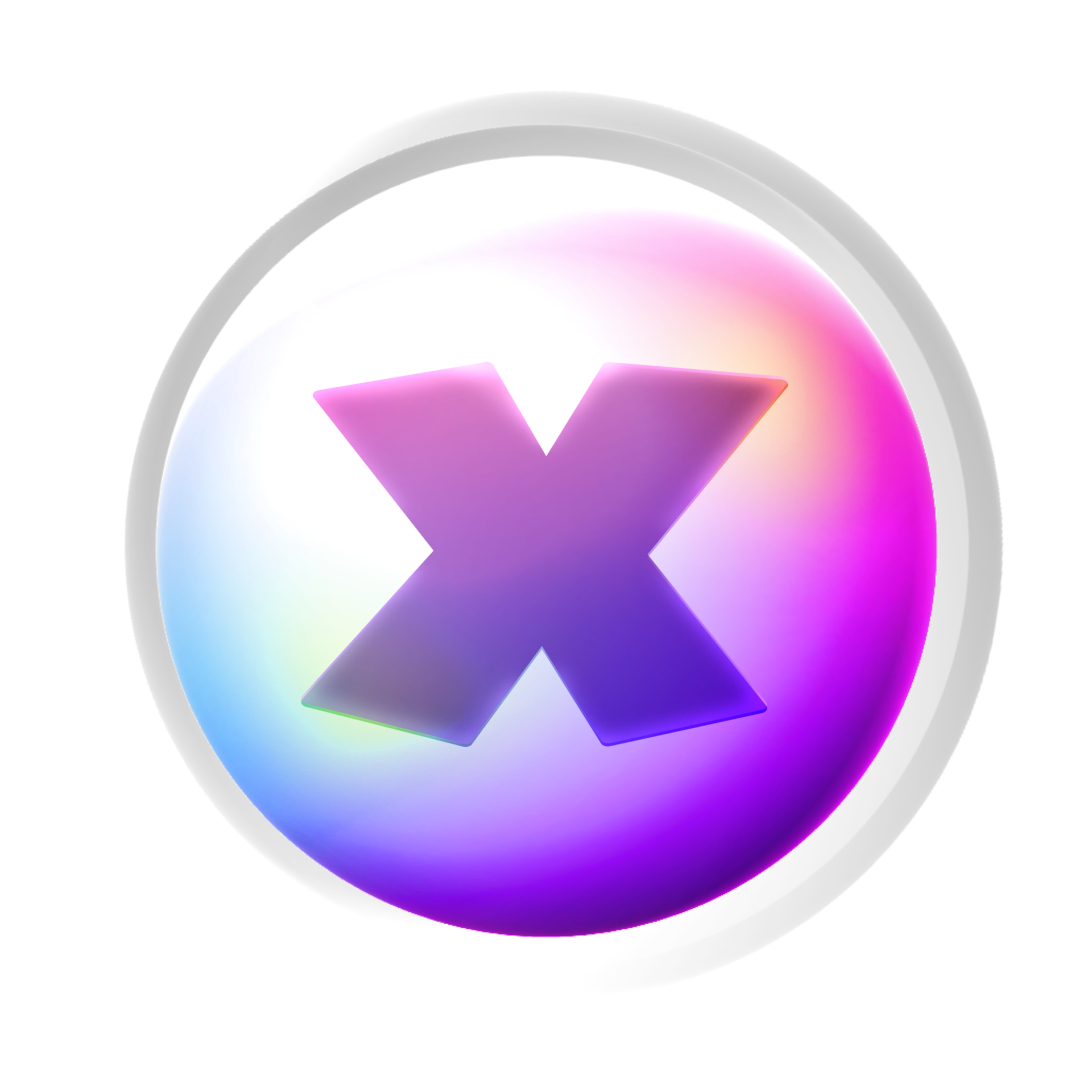 Wrong Or Exit Or Close Game Symbol Colorful Game Button 20967768 Png