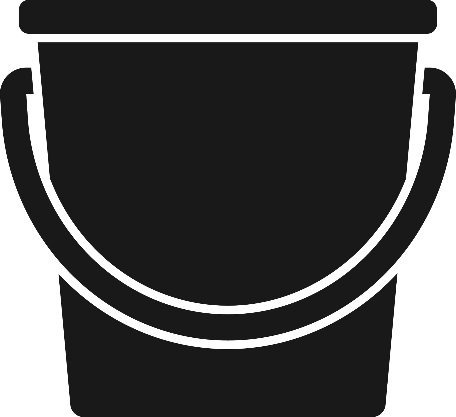 Cubeta Icono Aislado Firmar Símbolo Y Plano Estilo Para Aplicación Web Y Digital Diseño Vector
