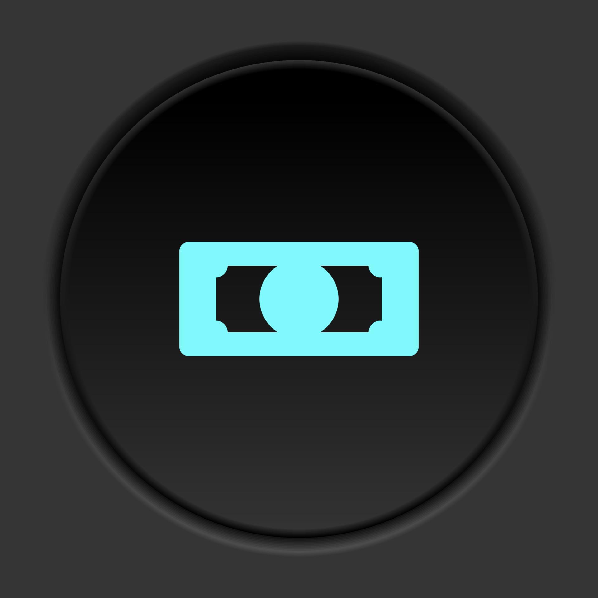 Round Button Icon Card Credit Money Button Banner Round Badge Interface For Application