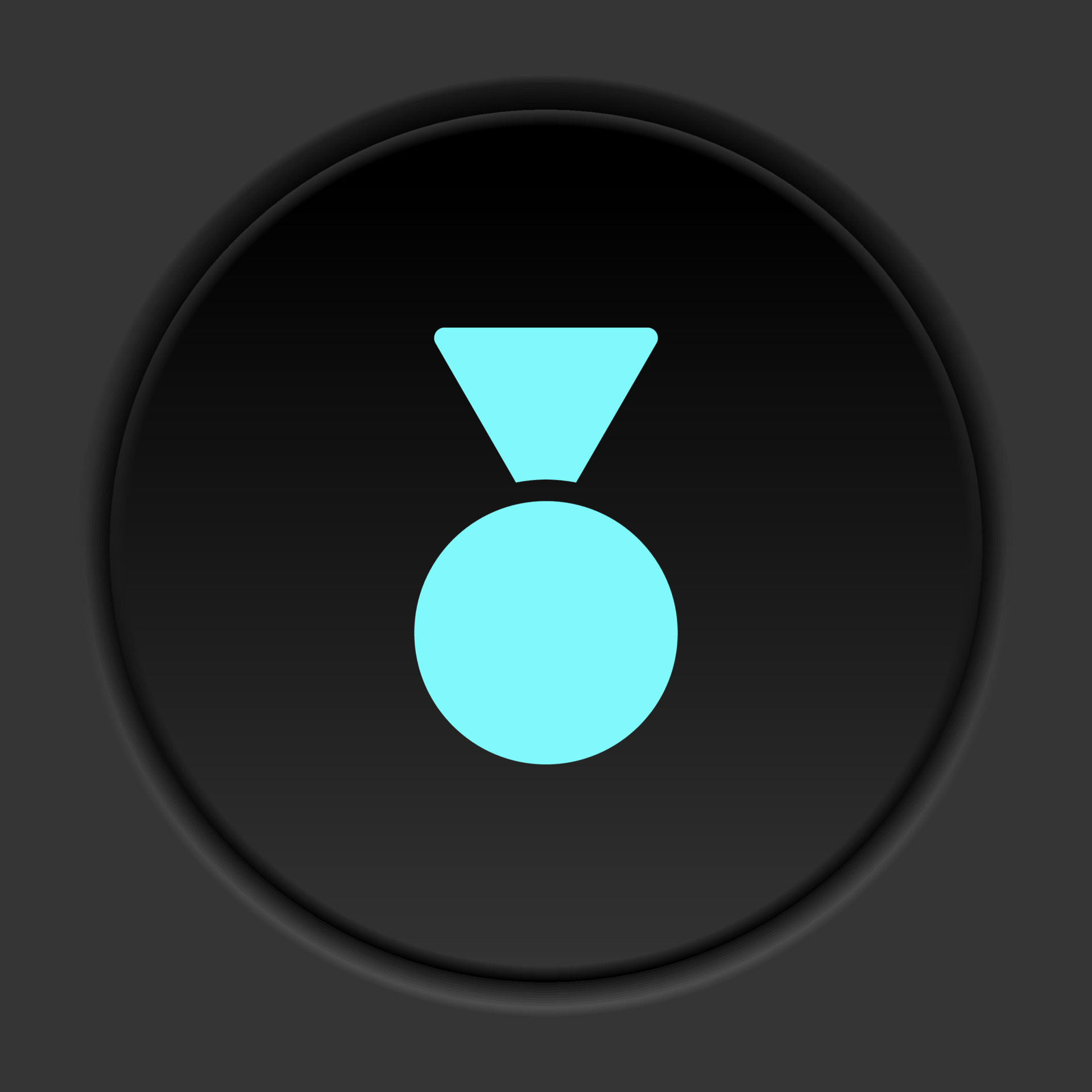 Round Button Icon Medal Prize Button Banner Round Badge Interface For Application