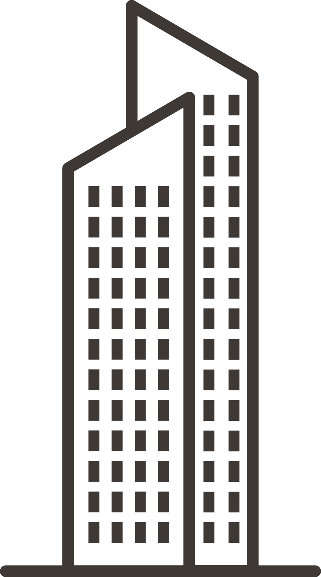 Building Outline Icon Building Vector Icon On White Background 20974240 Vector Art At Vecteezy