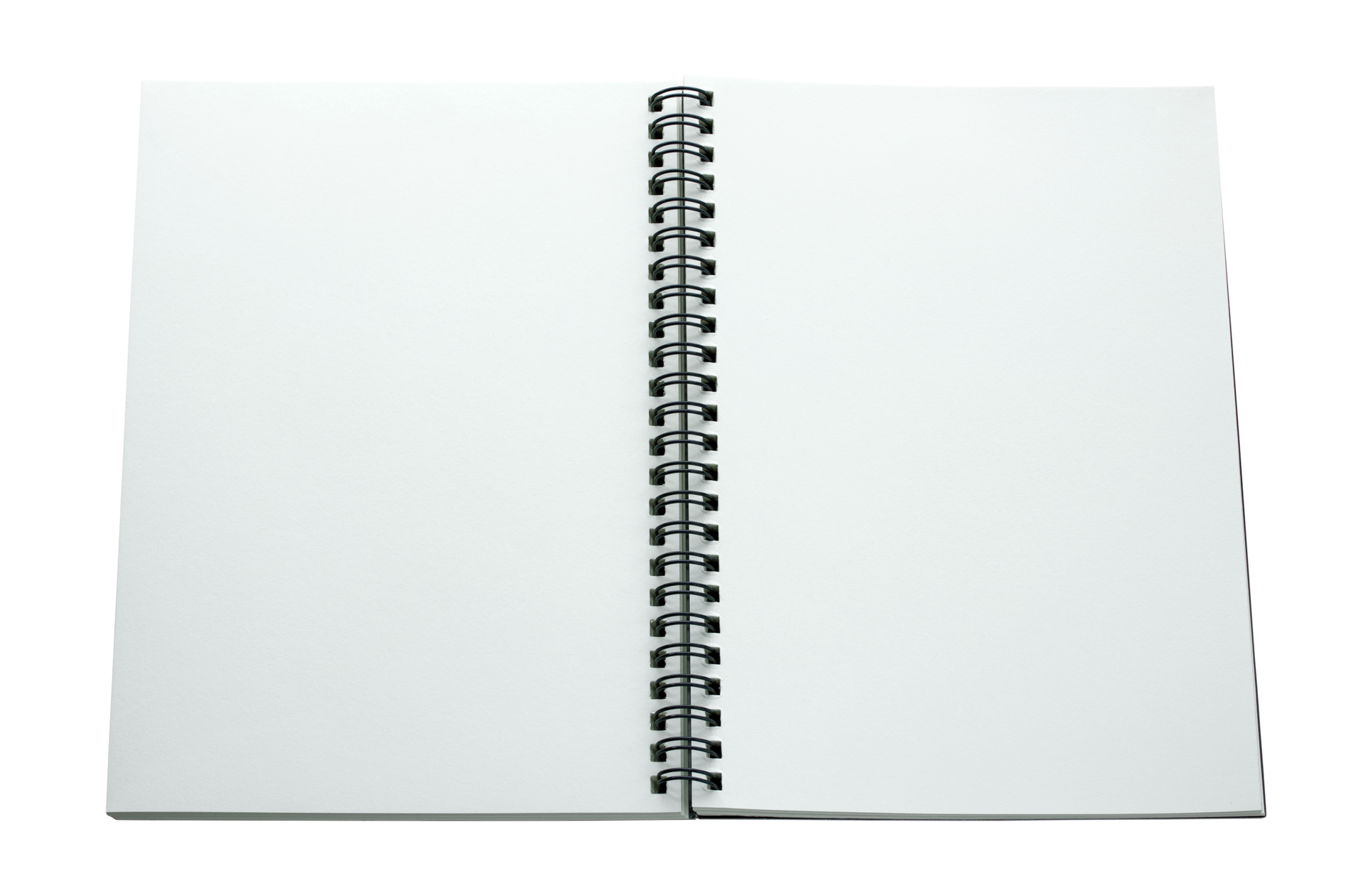open spiral notebook isolated with clipping path for mockup 20974586 PNG open spiral notebook isolated with clipping path for mockup 20974586 PNG