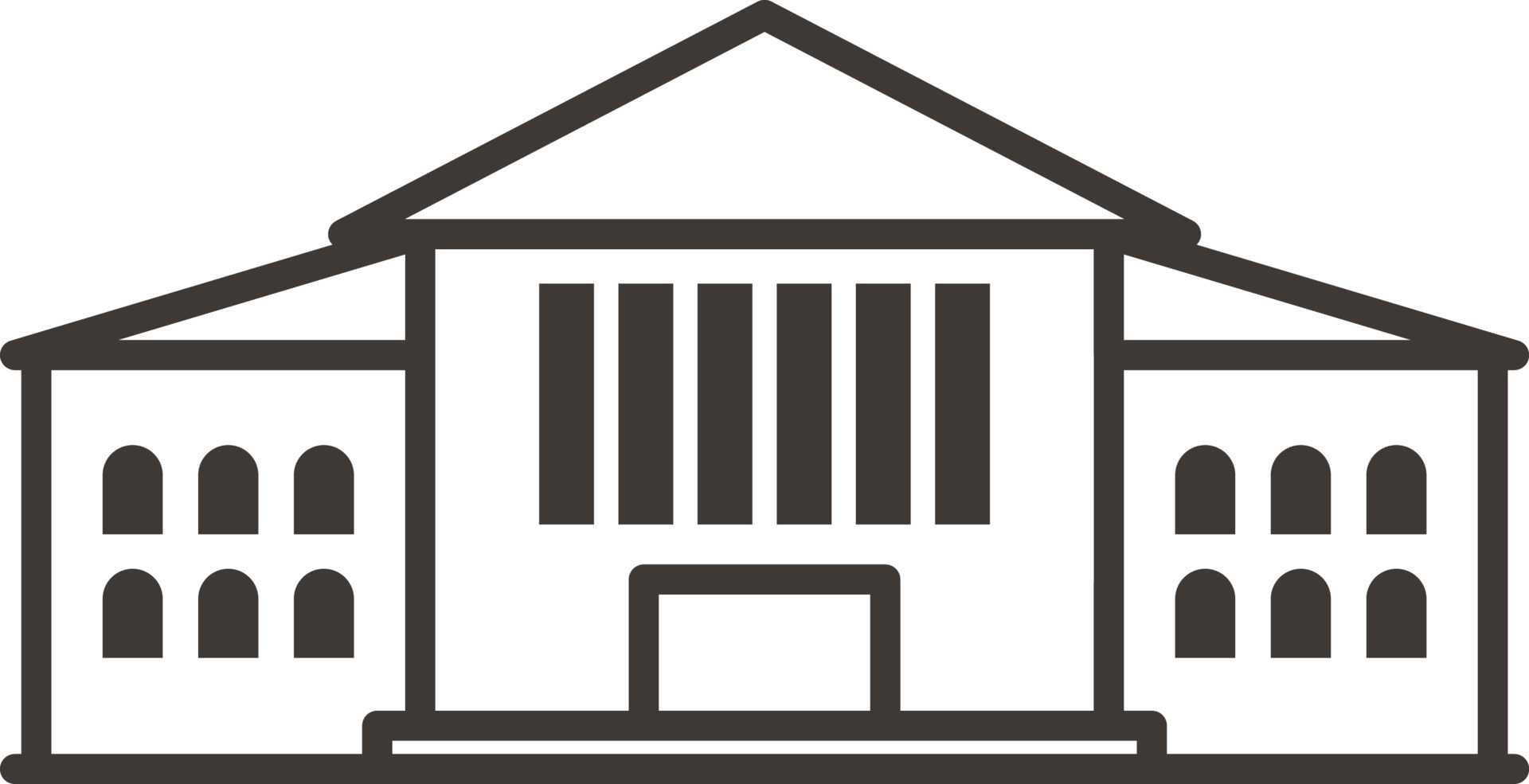 Building Outline Icon Building Vector Icon On White Background
