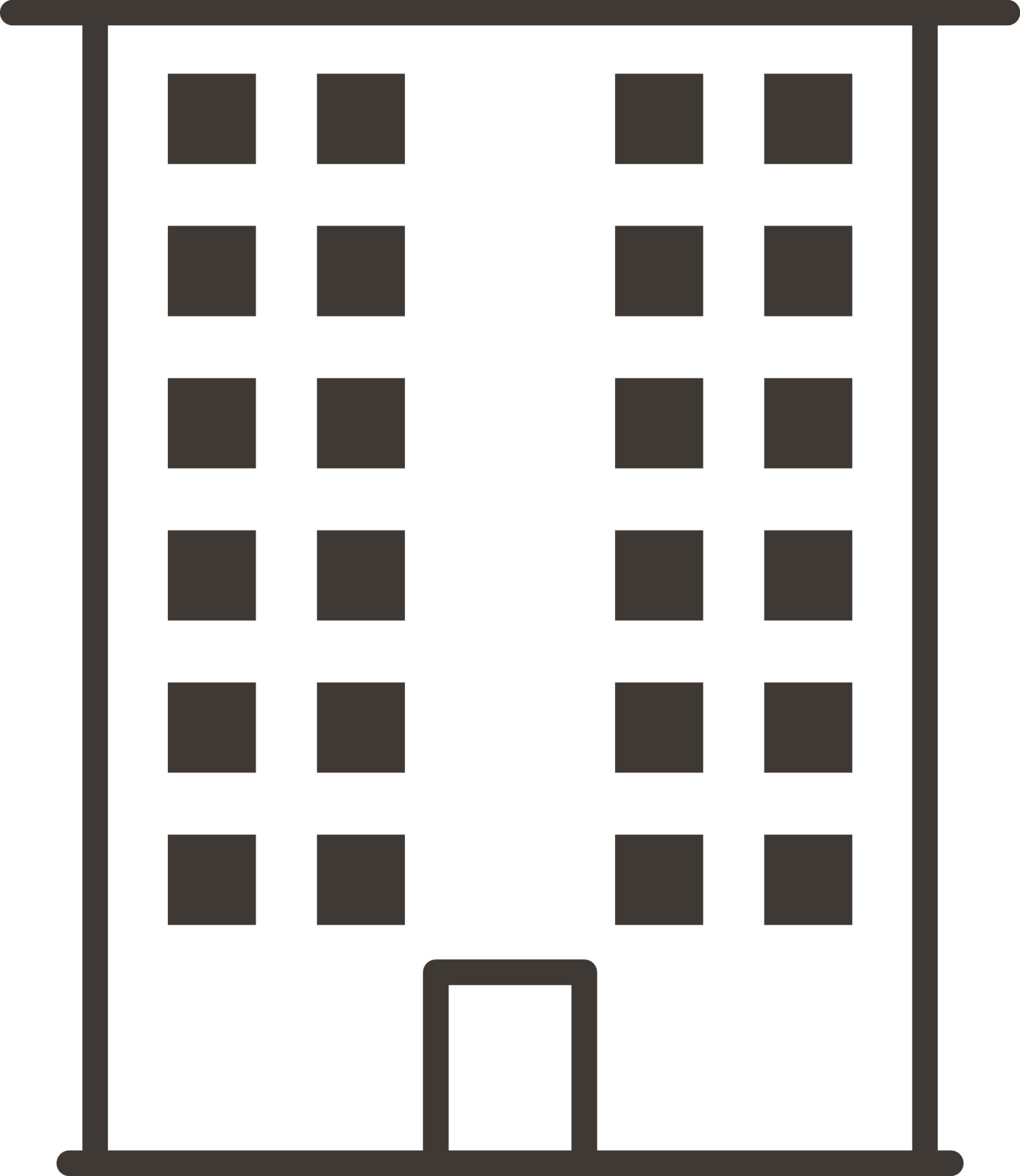 Building Outline Icon Building Vector Icon On White Background 20976252 Vector Art At Vecteezy