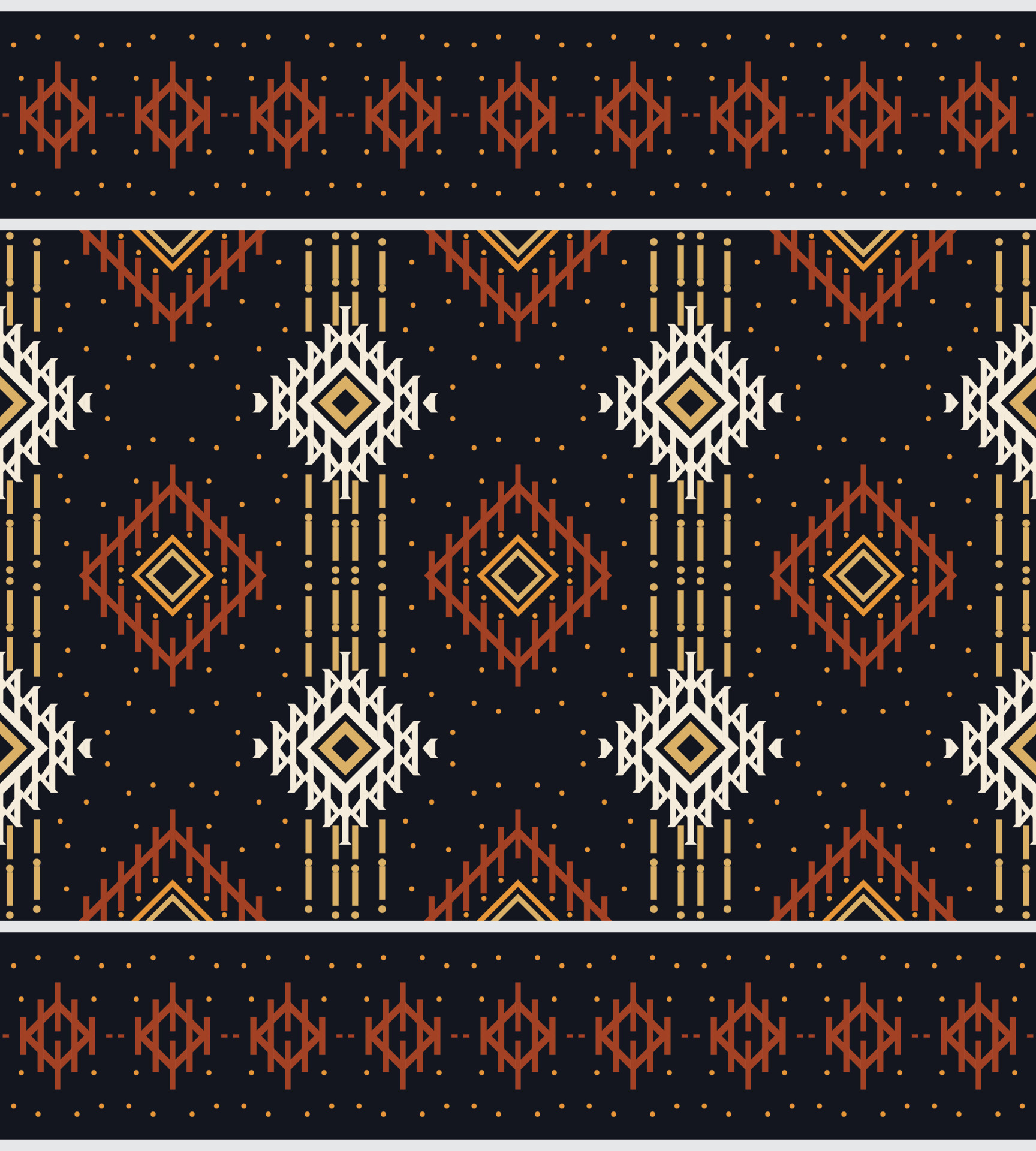 Ethnic Design Border Traditional Ethnic Pattern Design It Is A Pattern Geometric Shapes Create