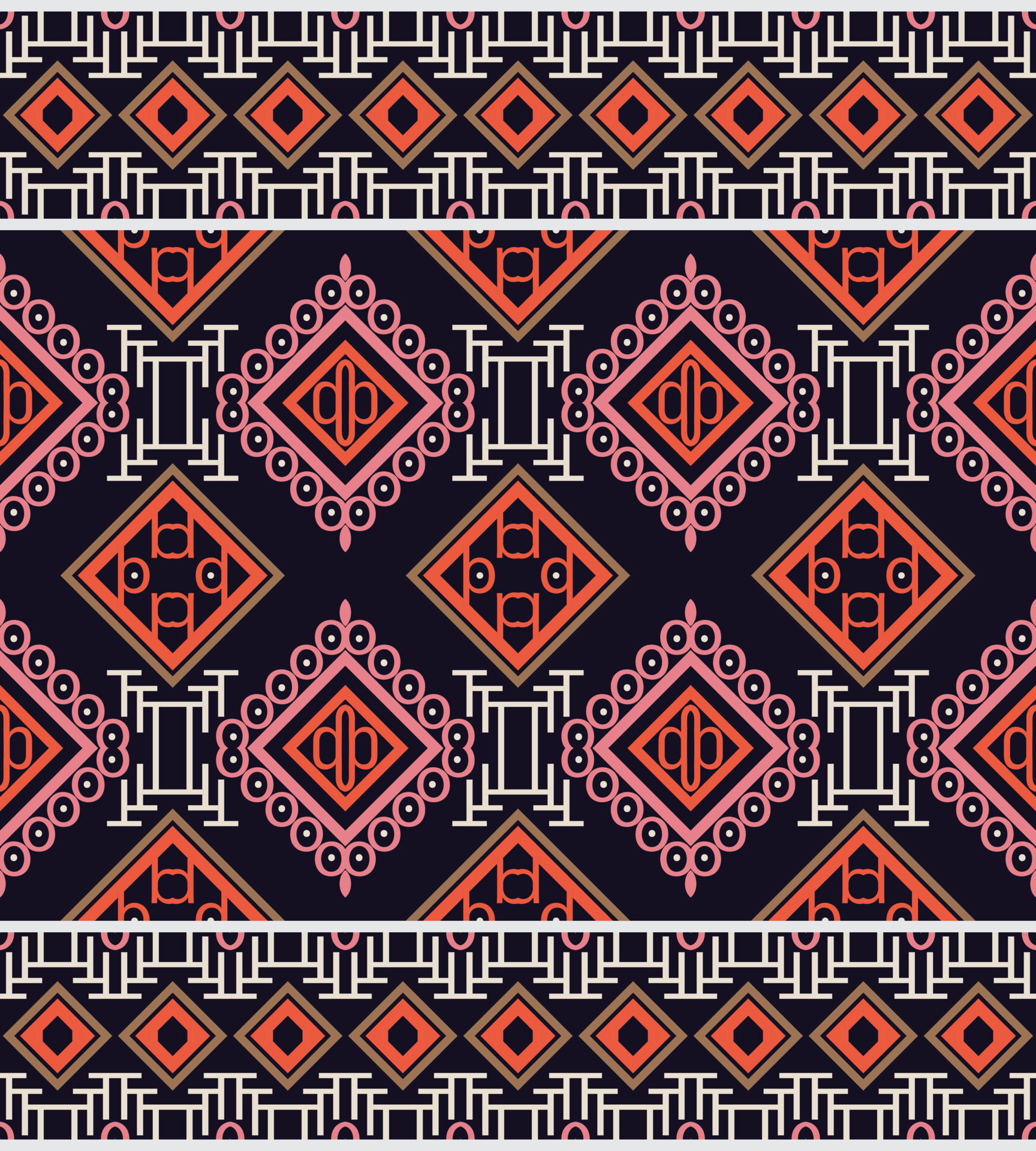 Seamless Indian Ethnic Patterns Traditional Ethnic Patterns Vectors It