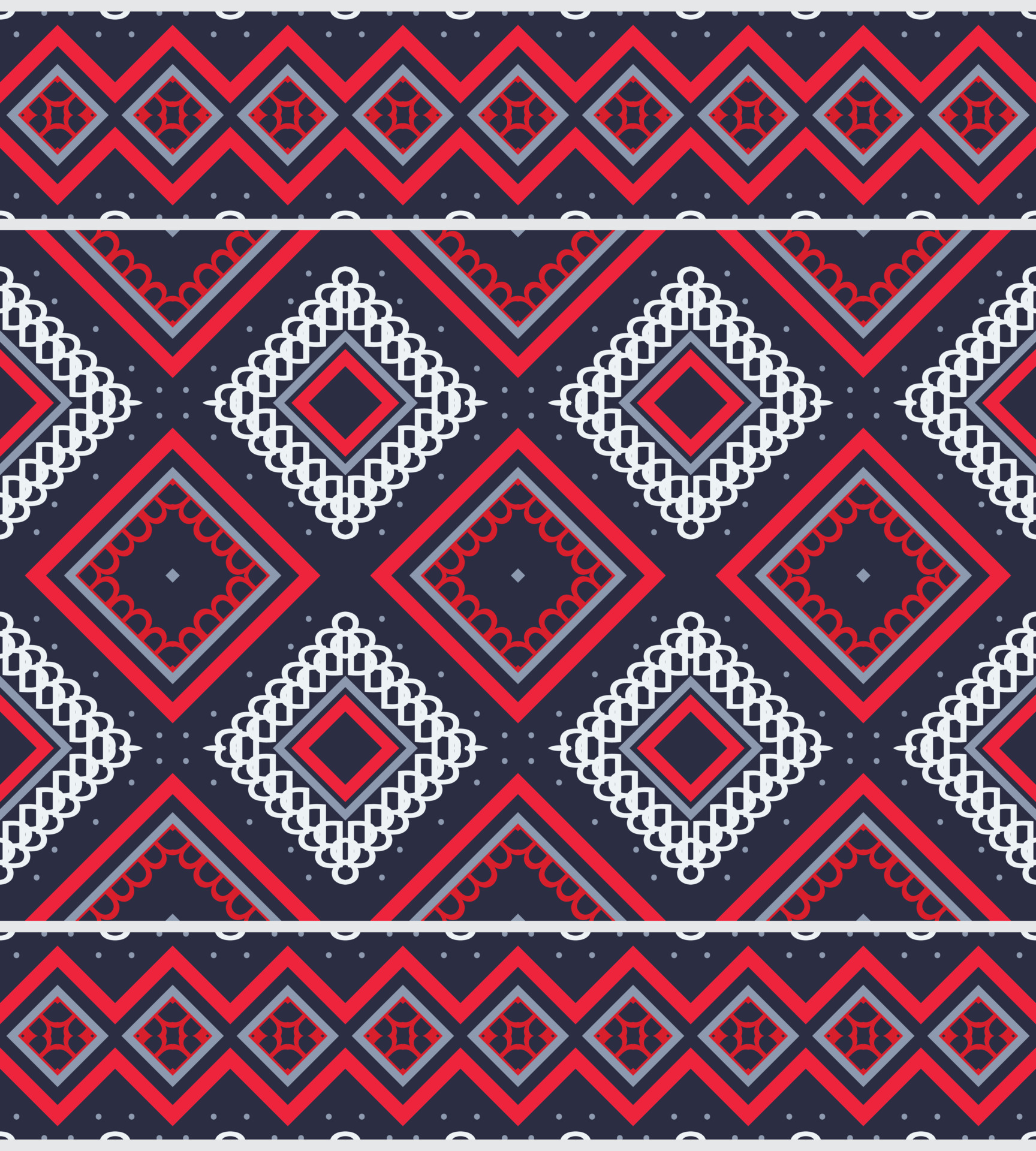 Ethnic seamless pattern embroidery background. geometric ethnic ...