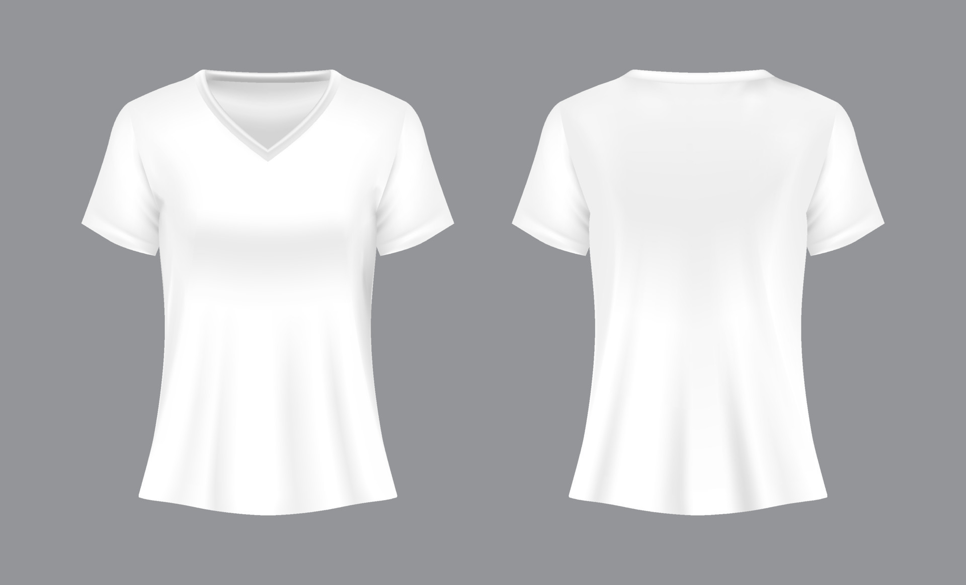 3d White Female T Shirt Mockup 20982091 Vector Art At Vecteezy