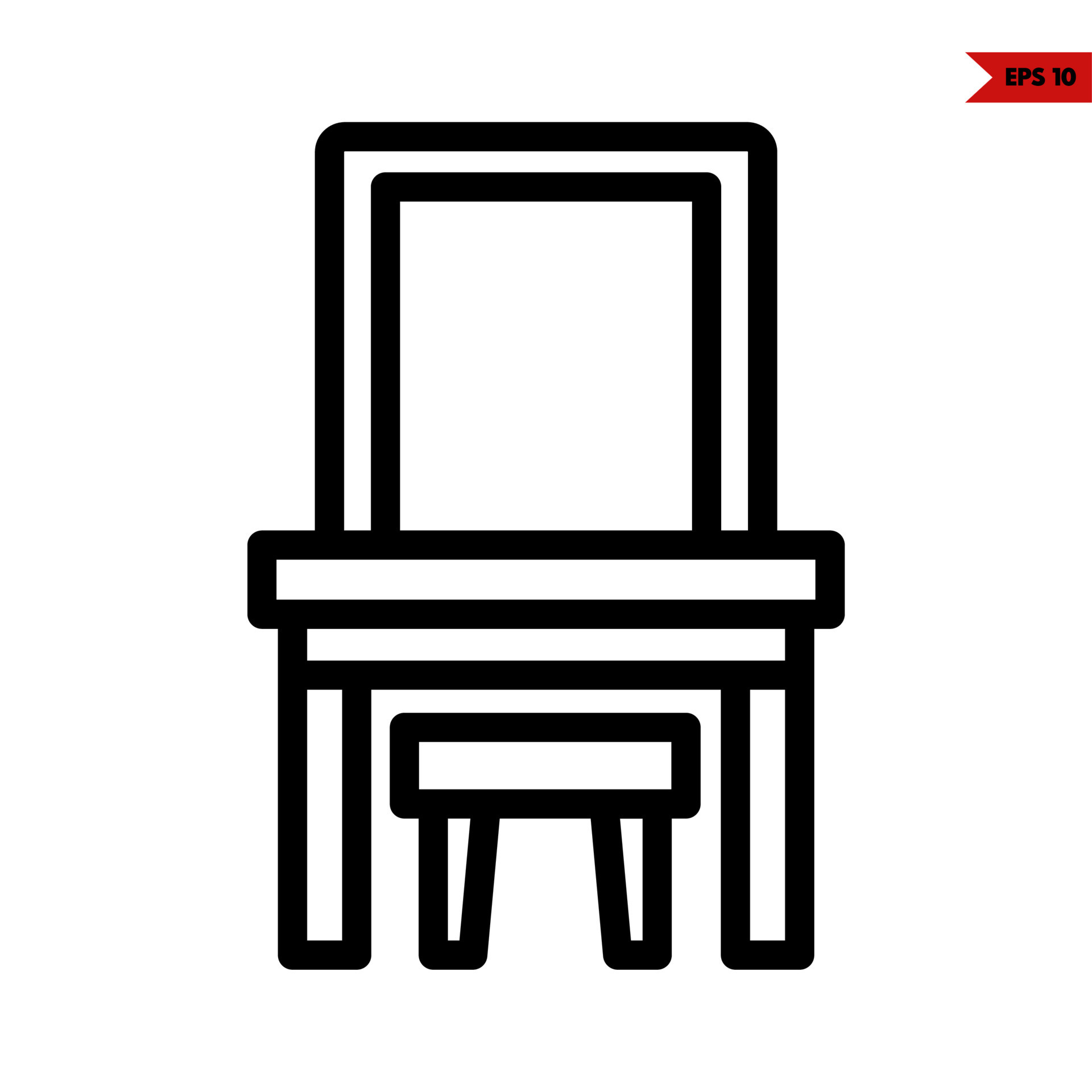 Dressing Table Line Icon 20982852 Vector Art At Vecteezy